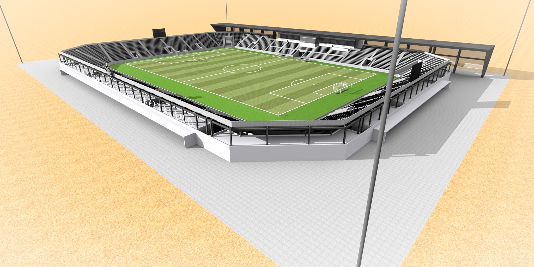 MODULAR STADIUM IN MEXICO CITY by JAVIER GARCIA ALDA architect - Architizer