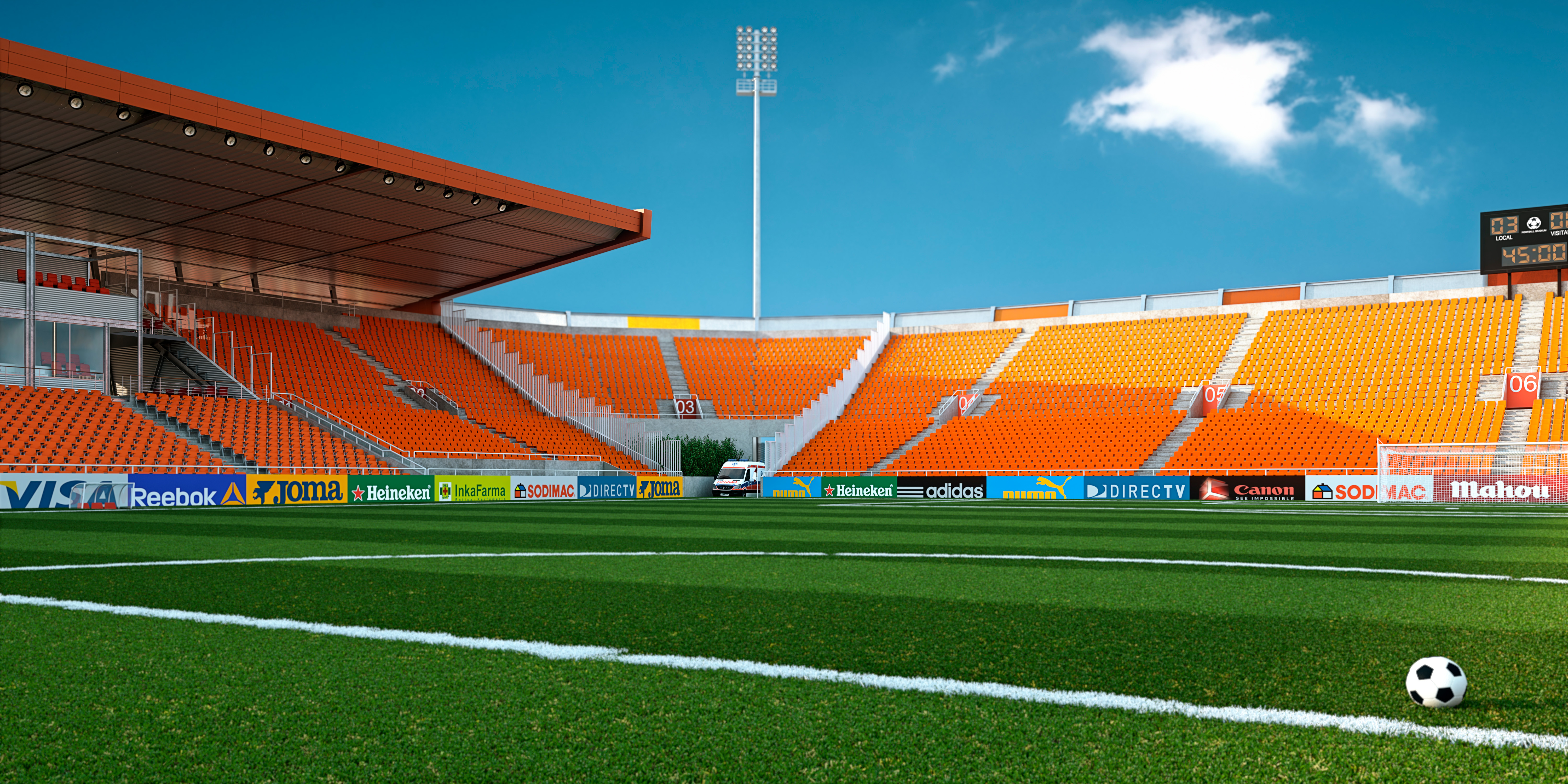 MODULAR STADIUM IN NICOSIA by JAVIER GARCIA ALDA architect - Architizer