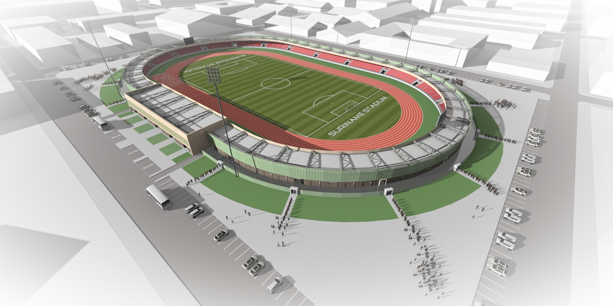 Idea 3532747: MODULAR STADIUM IN SURINAME by JAVIER GARCIA ALDA ...