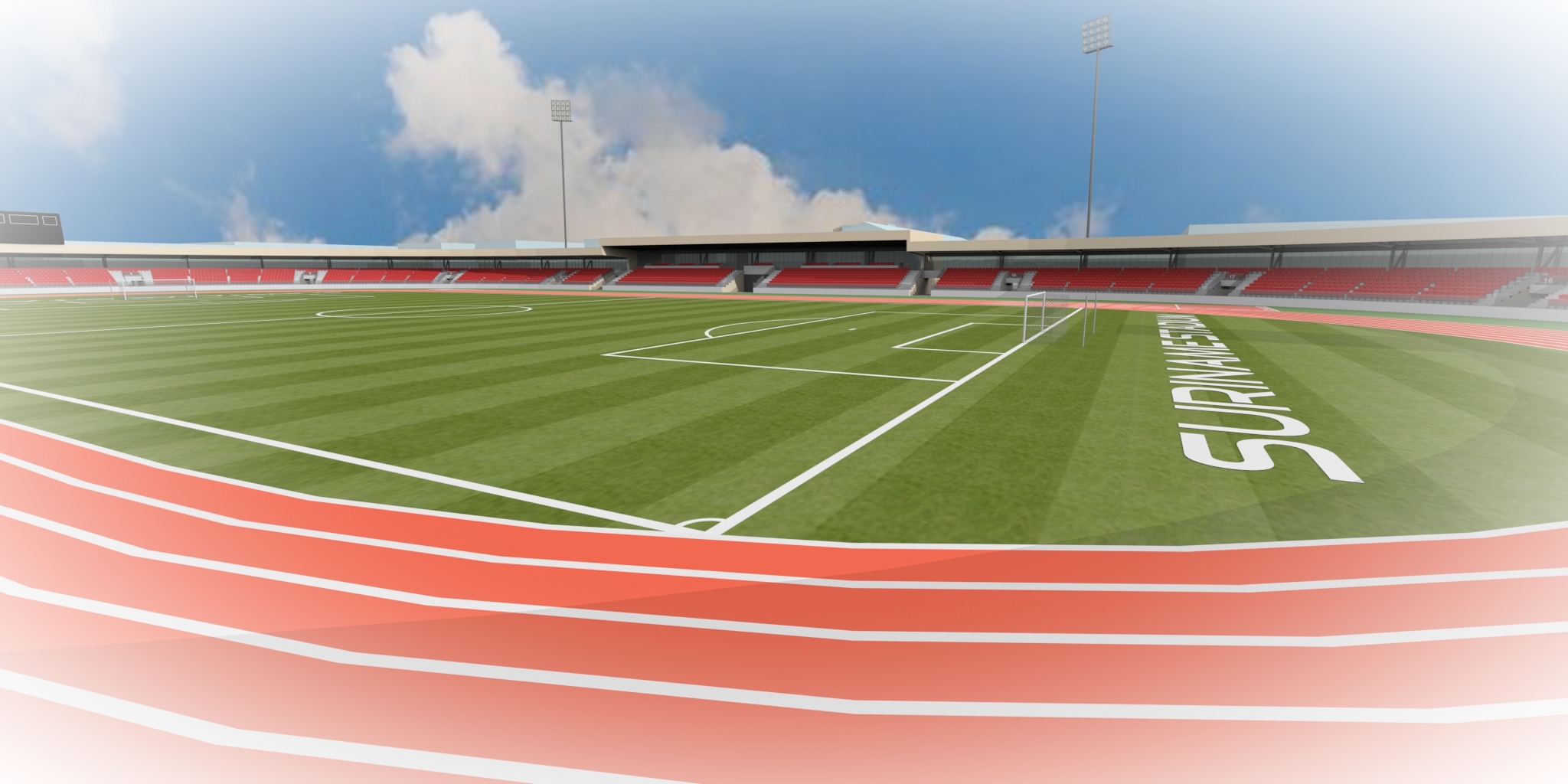 MODULAR STADIUM IN SURINAME by JAVIER GARCIA ALDA architect - Architizer