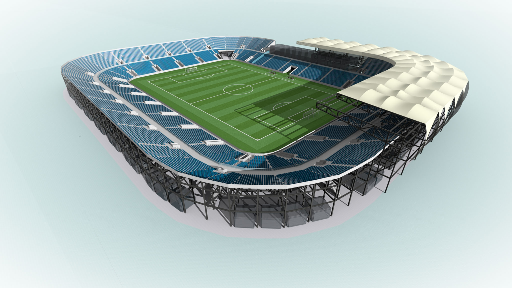 MODULAR STADIUM PROTOTYPES by JAVIER GARCIA ALDA architect - Architizer