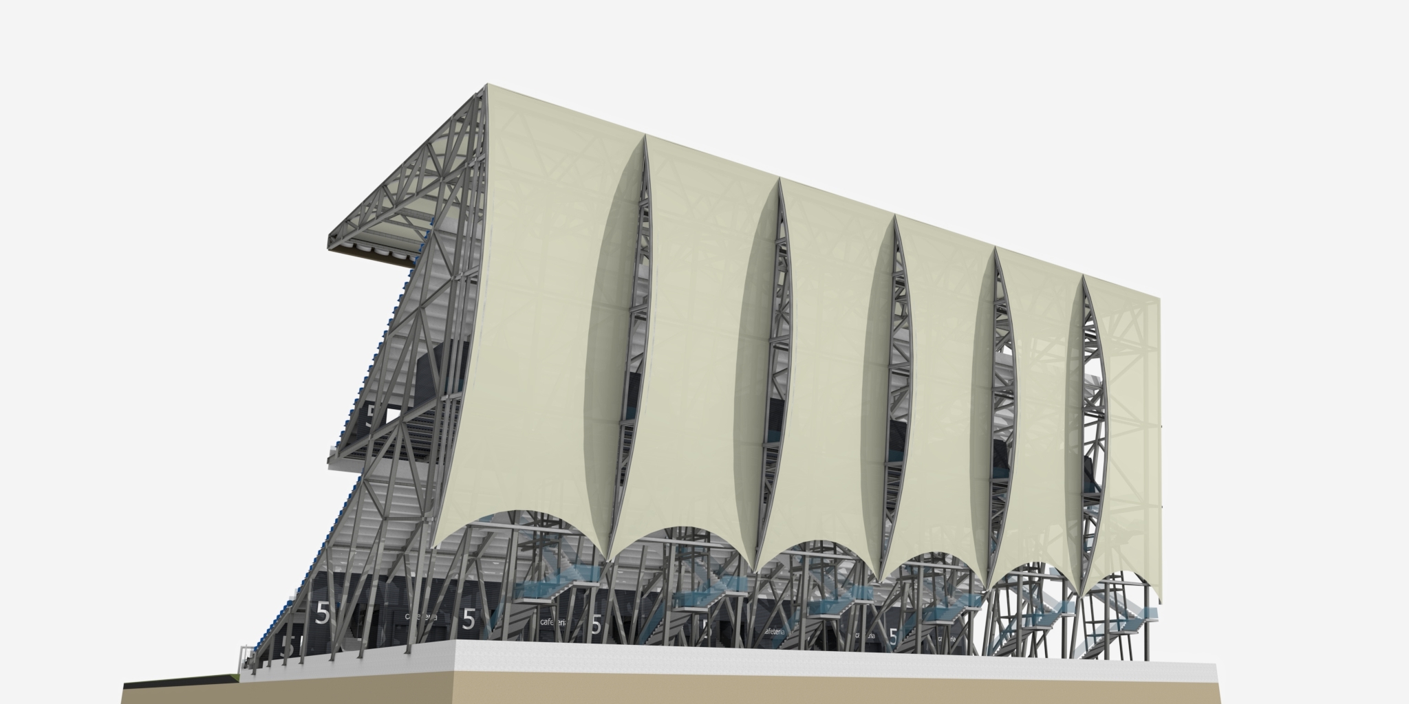 MODULAR STADIUM PROTOTYPES by JAVIER GARCIA ALDA architect - Architizer