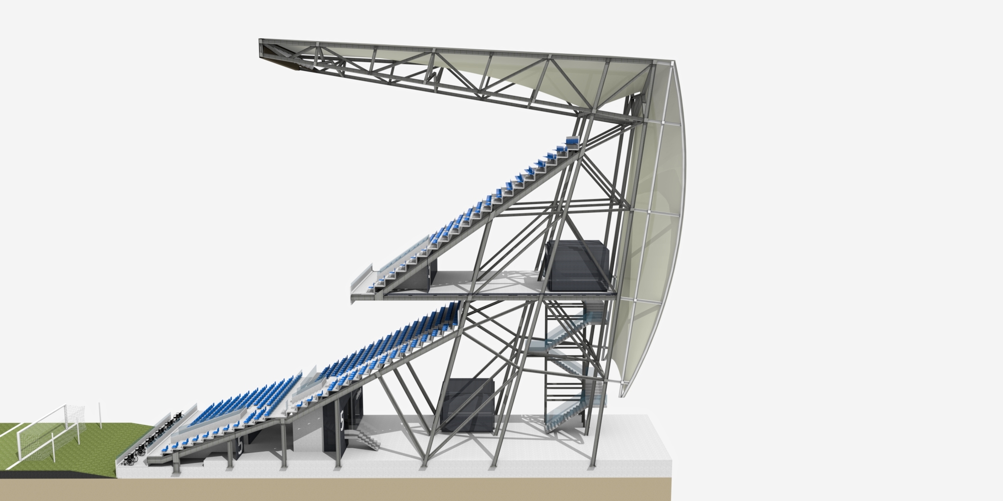 MODULAR STADIUM PROTOTYPES by JAVIER GARCIA ALDA architect - Architizer