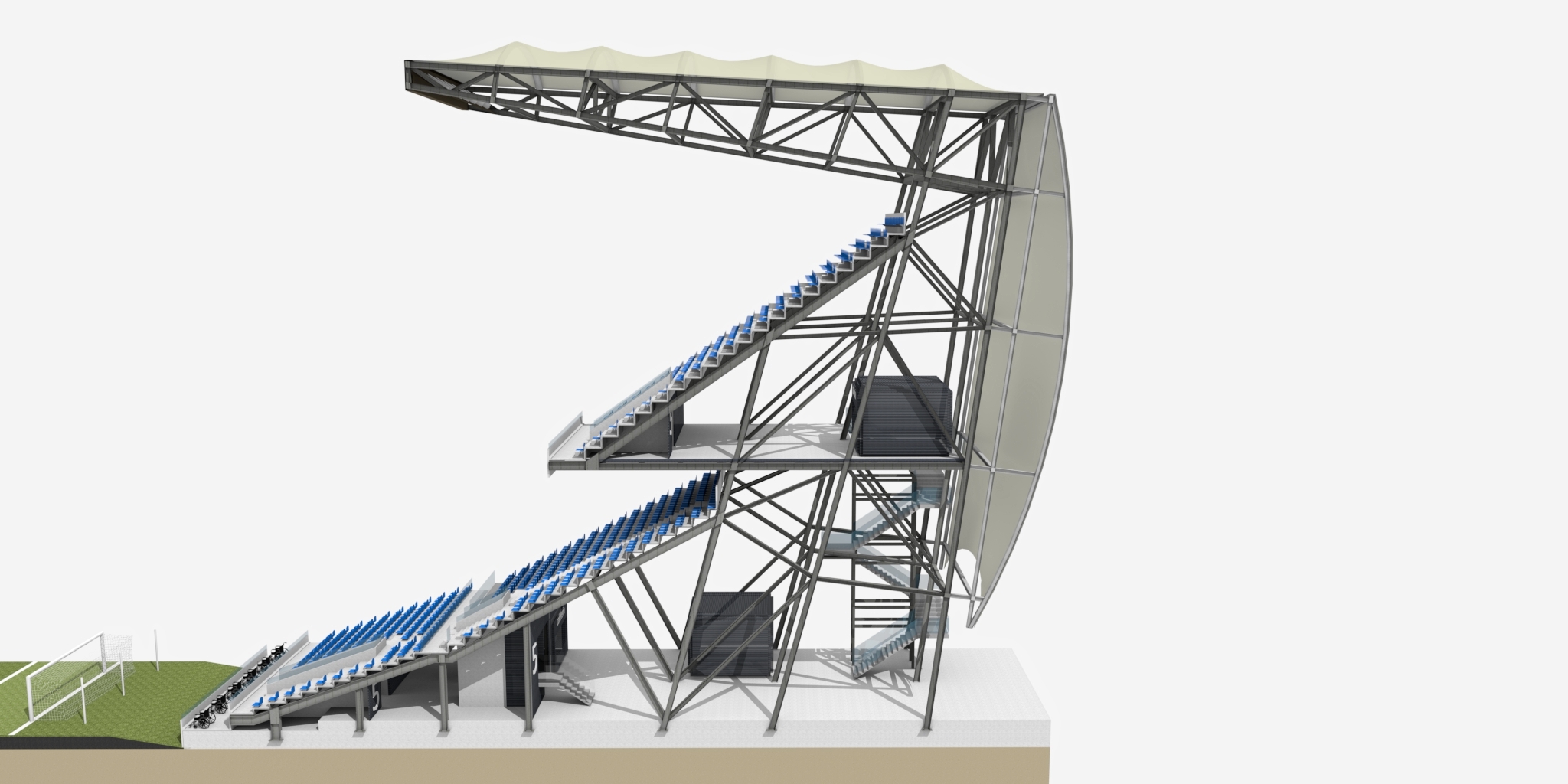 MODULAR STADIUM PROTOTYPES by JAVIER GARCIA ALDA architect - Architizer