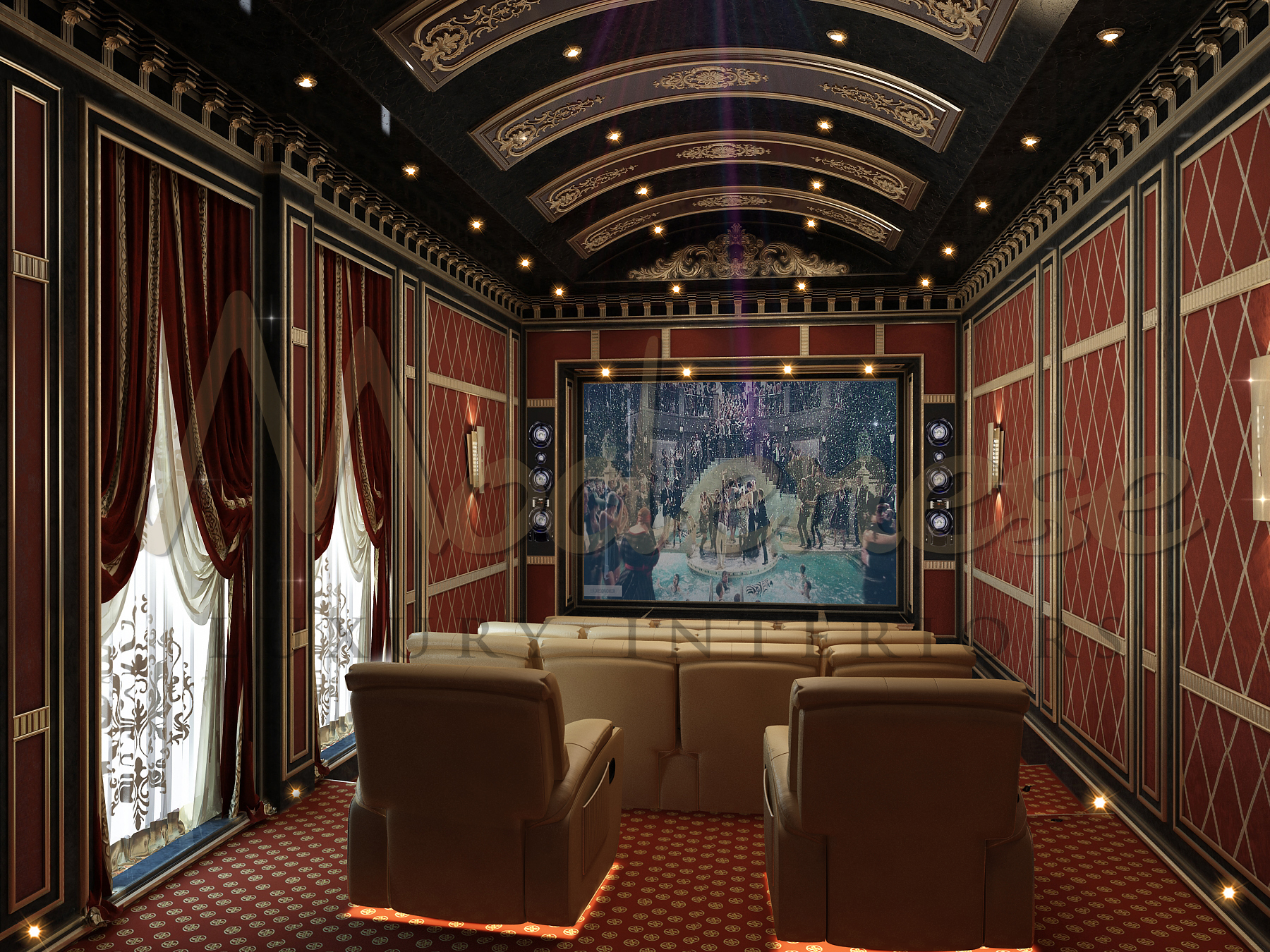 Best Idea For Cinema Home by MODENESE Luxury Interiors - Architizer