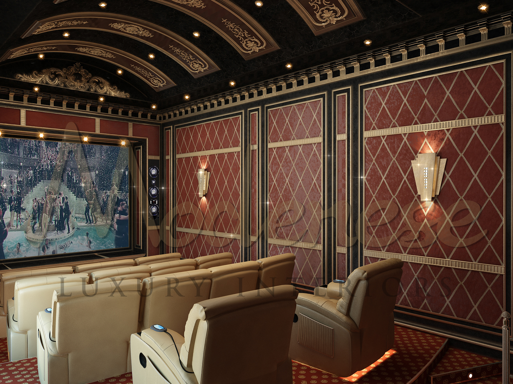 Best Idea For Cinema Home by MODENESE Luxury Interiors - Architizer