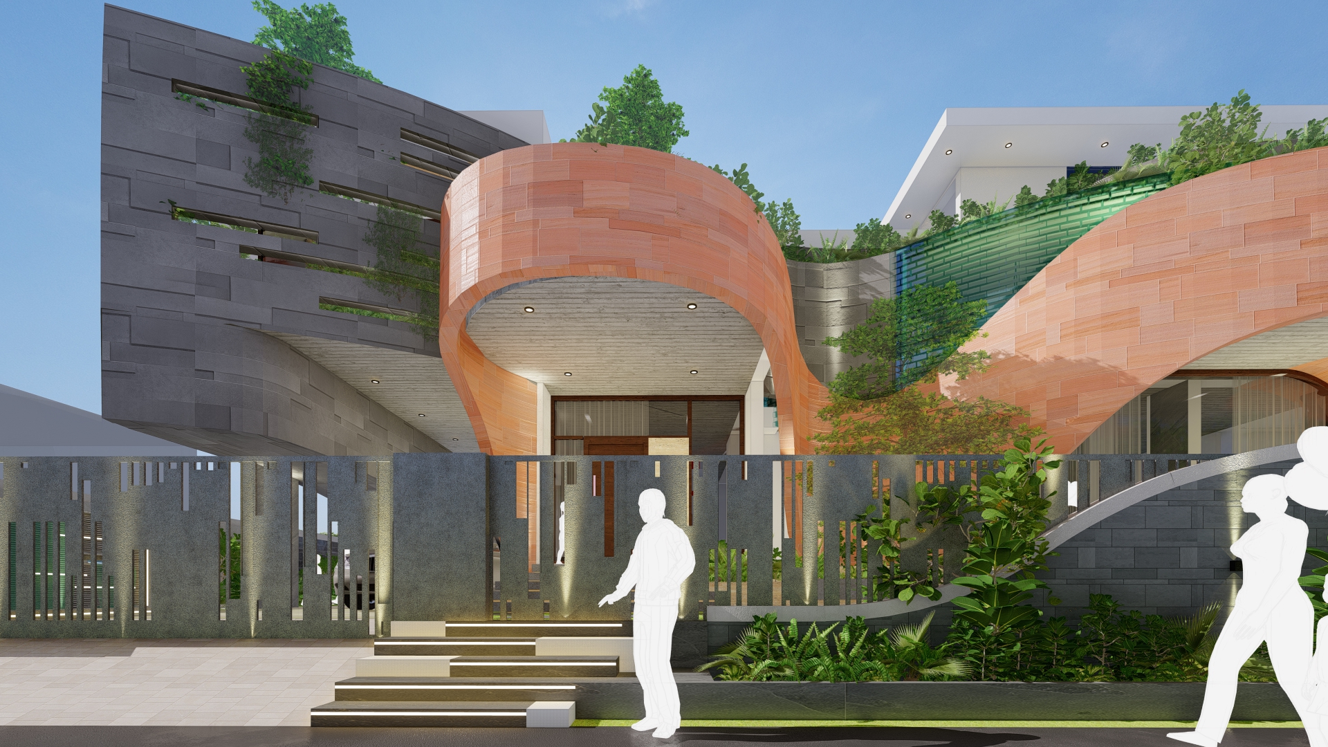 DR.KRISHNAMOORTHY RESIDENCE AT SATHYAMANAGALAM by Murali Architects ...
