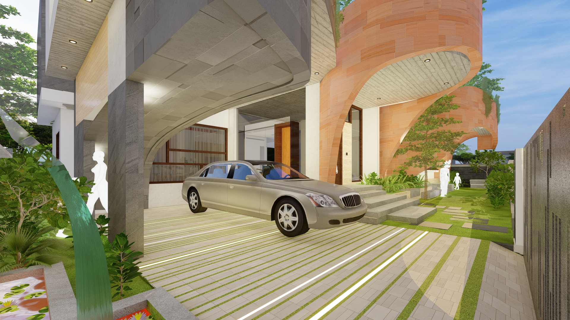 DR.KRISHNAMOORTHY RESIDENCE AT SATHYAMANAGALAM by Murali Architects ...