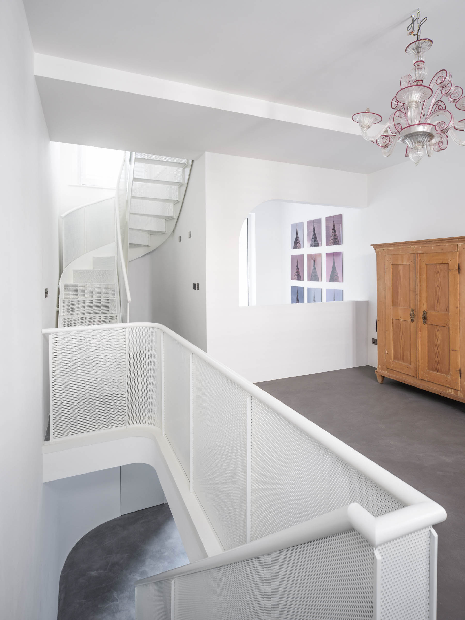 Tottanham Street, London, perforated steel mesh stairs by Siller Stairs ...