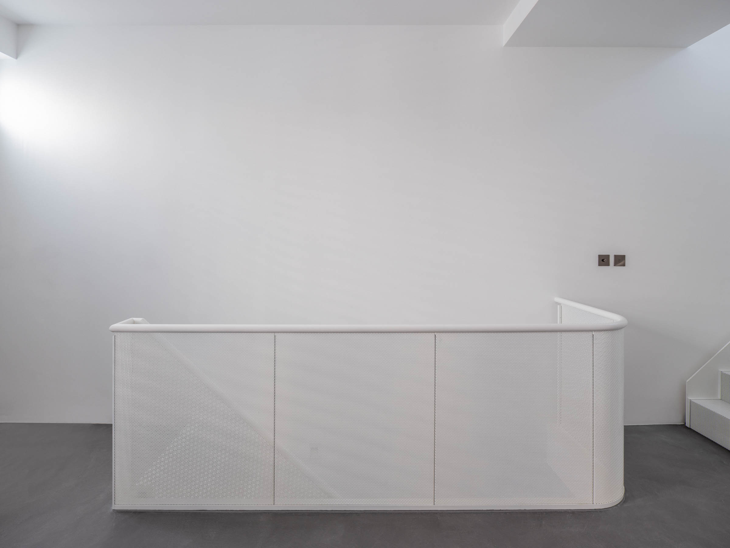 Tottanham Street, London, perforated steel mesh stairs by Siller Stairs ...