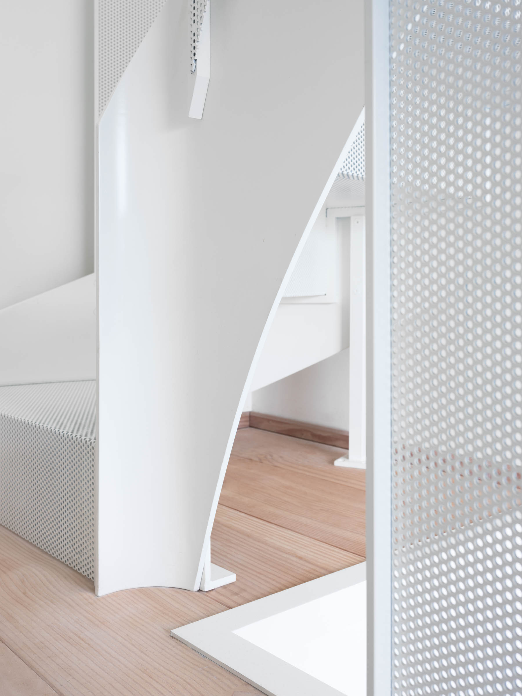 Tottanham Street, London, perforated steel mesh stairs by Siller Stairs ...