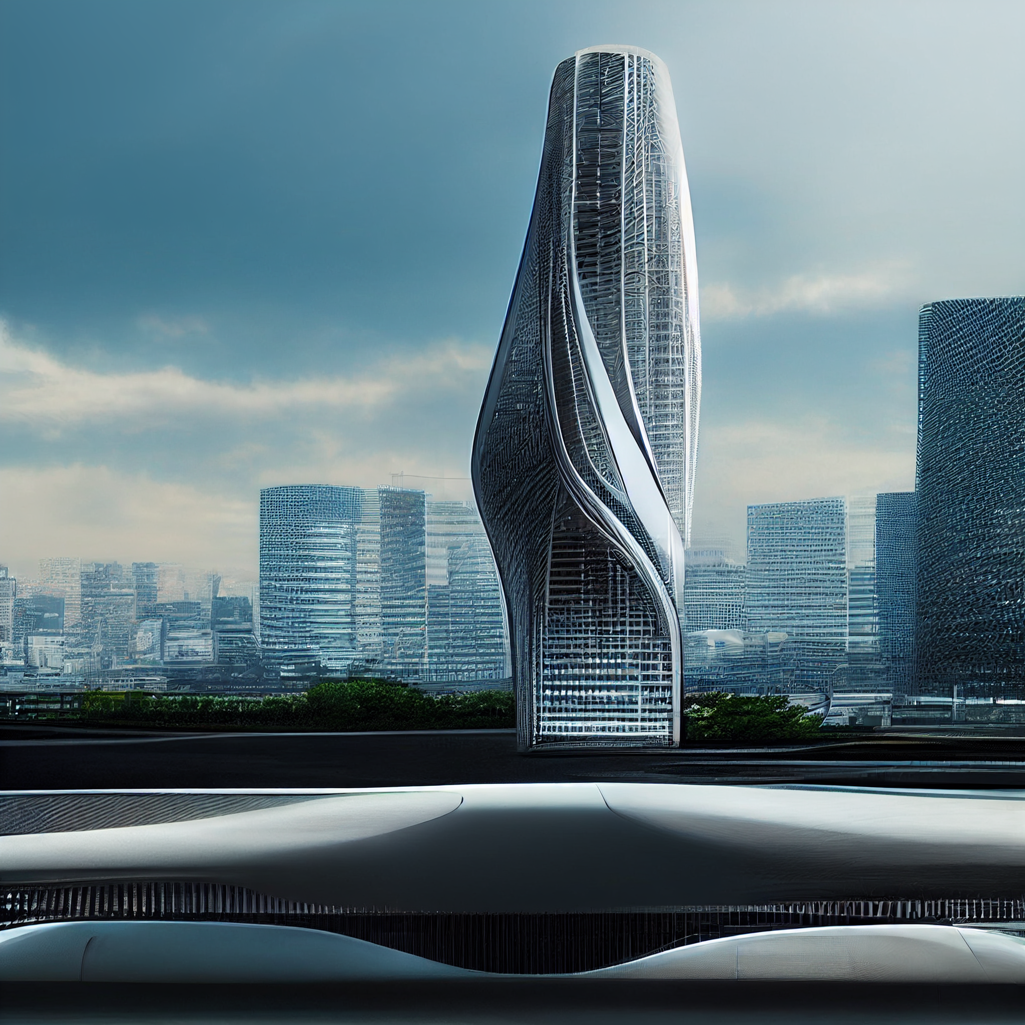 AI Skyscraper Design by MA2 - Architizer