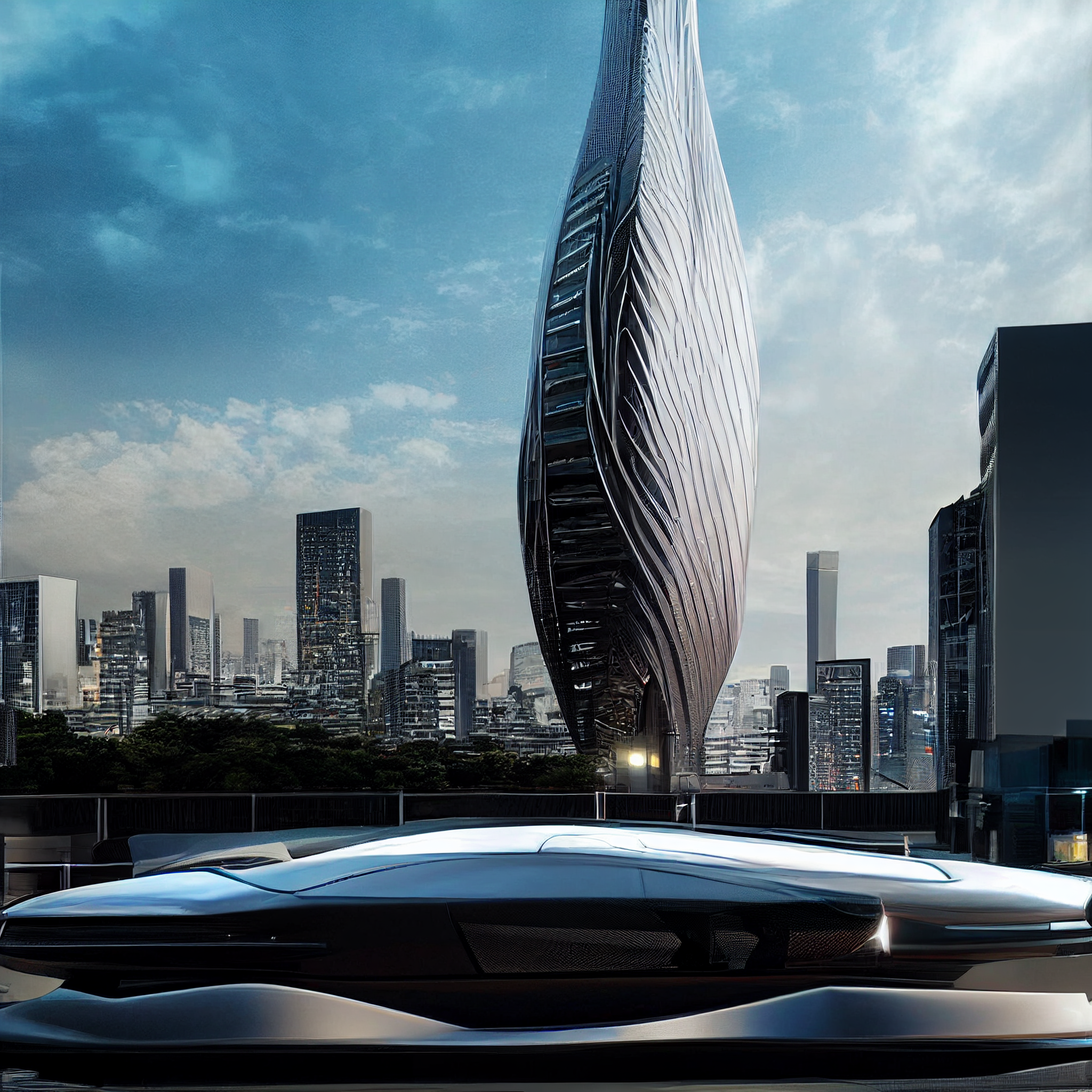 AI Skyscraper Design by MA2 - Architizer