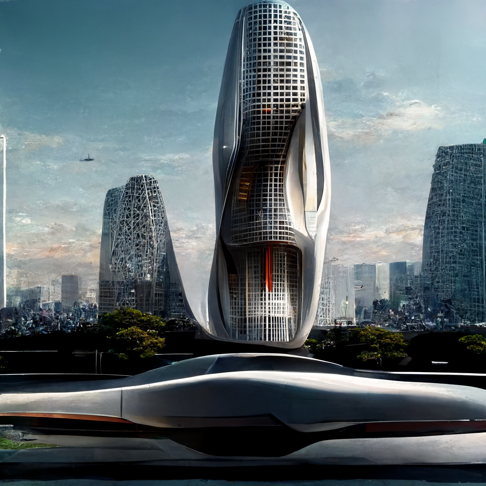 AI Skyscraper Design by MA2 - Architizer