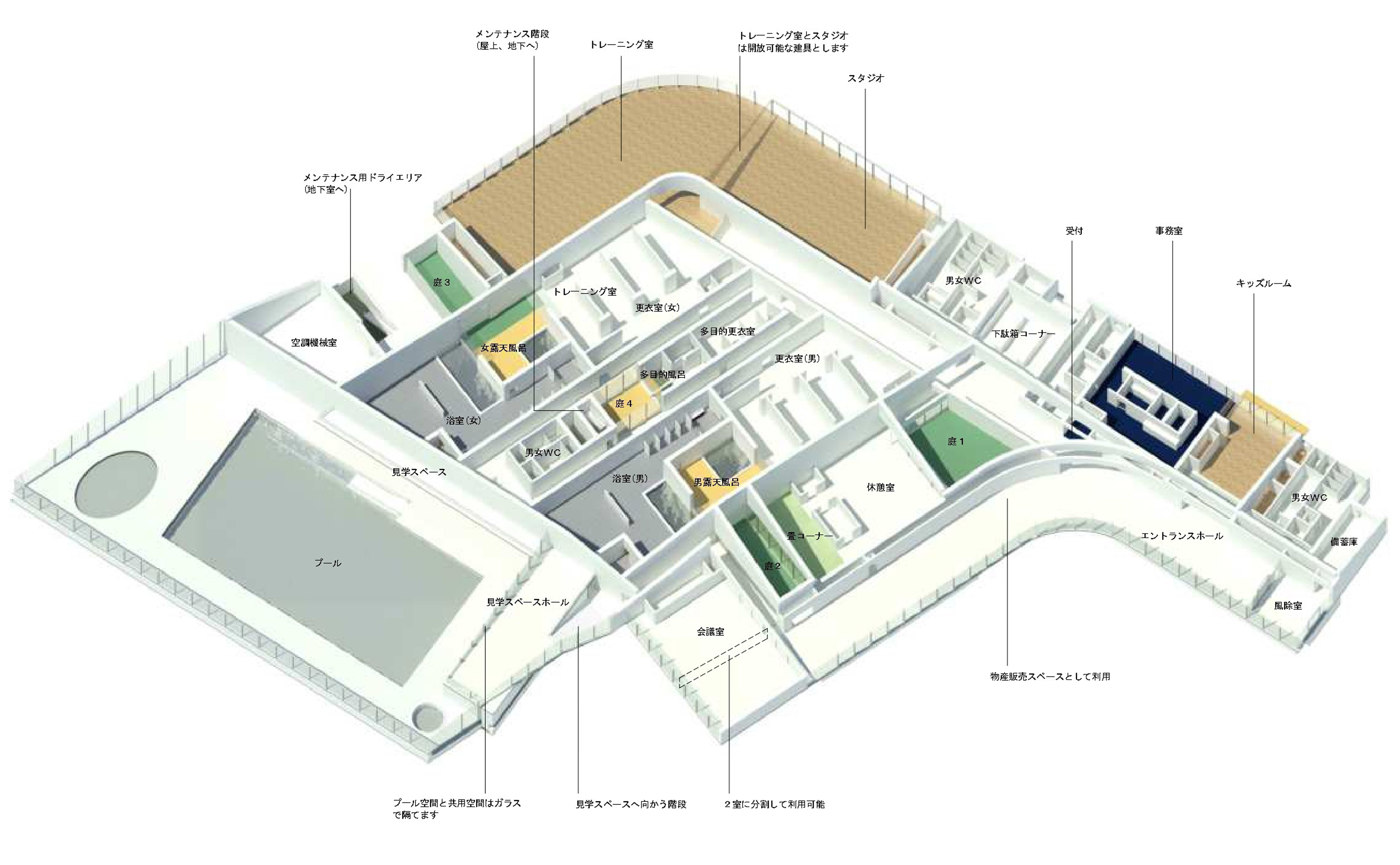 Mito City Shimoirino Health Promotion Center by MIKAMI Architects ...