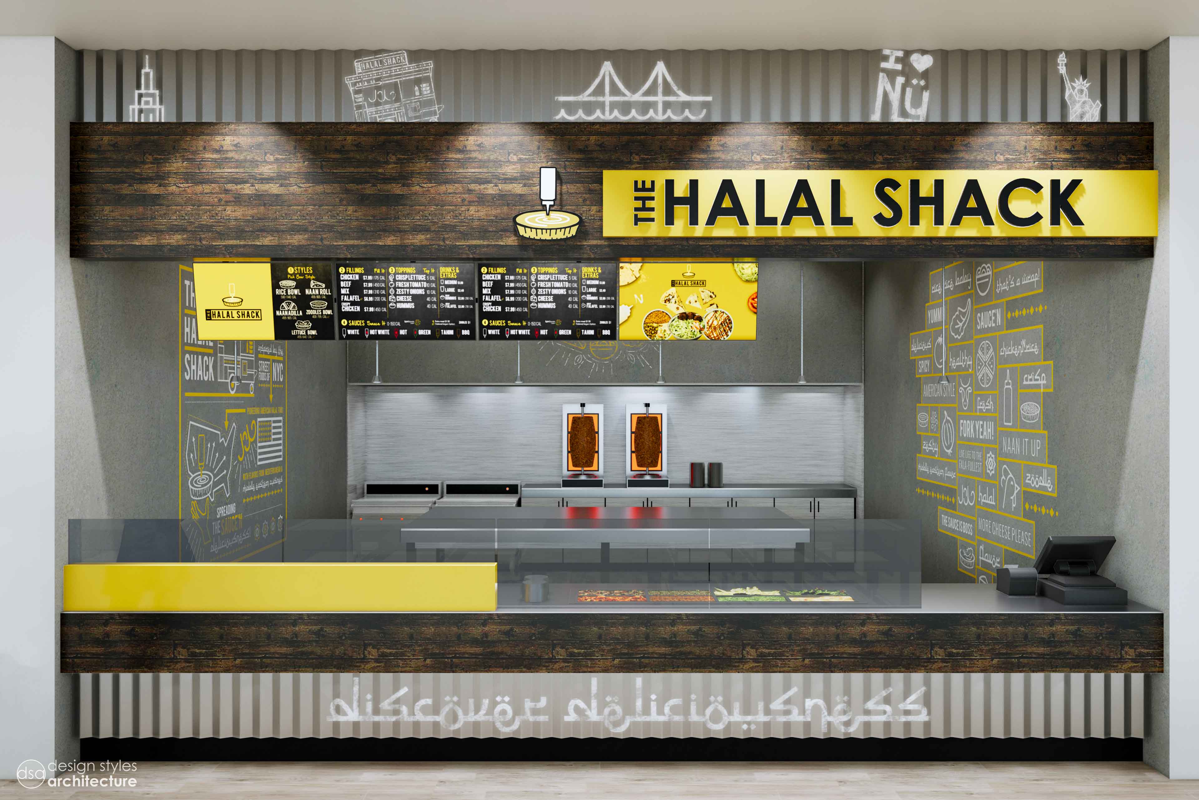 Halal Shack by Design Styles Architecture - Architizer