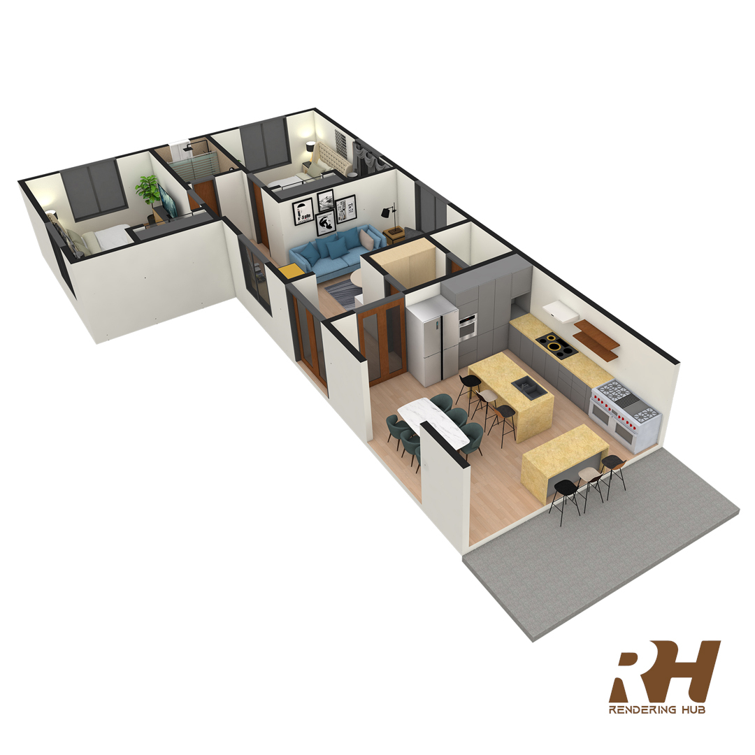 Doctor Chamber Design by Rendering Hub - Architizer