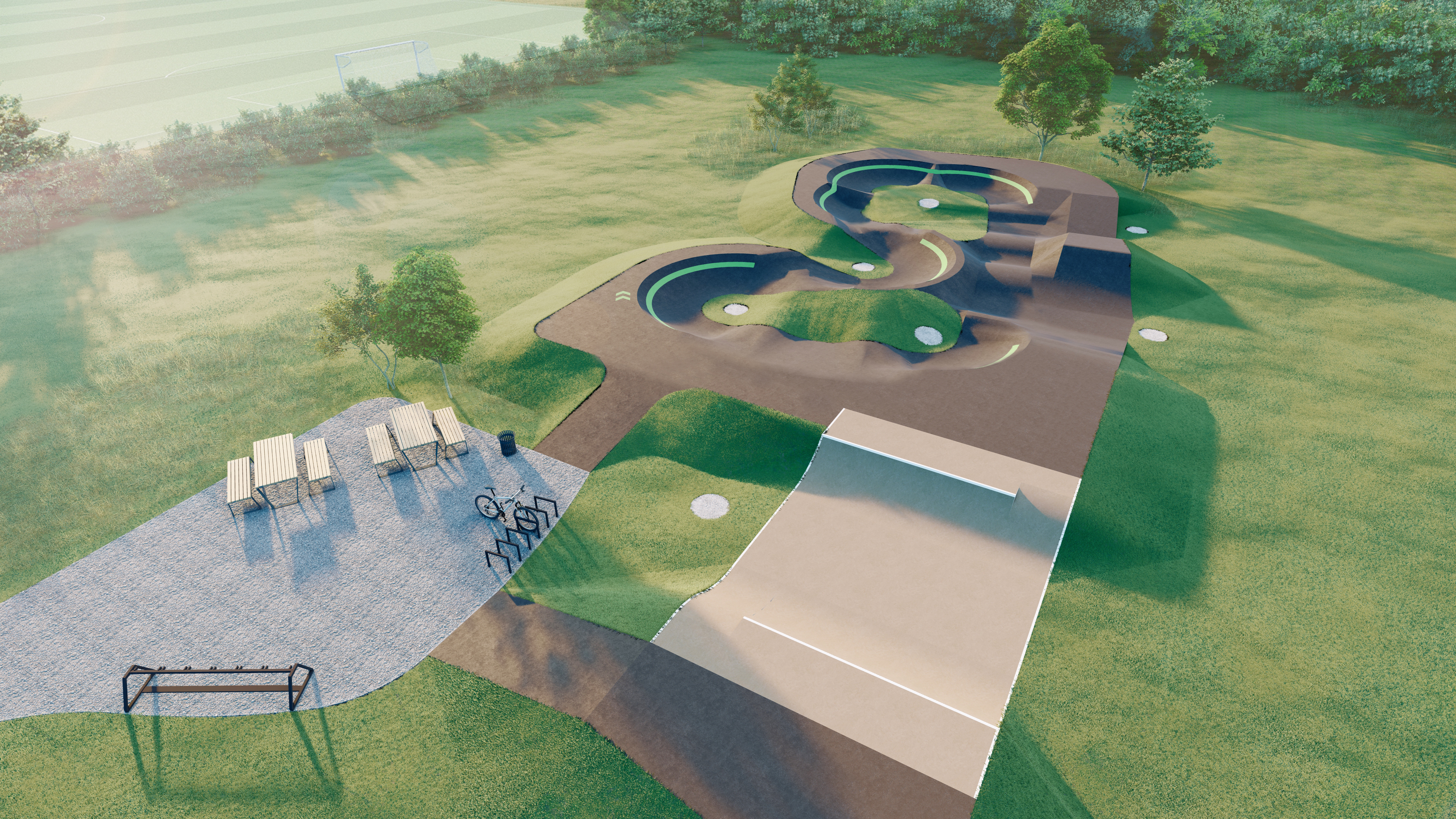 Pump track design by Minimal Design - Architizer