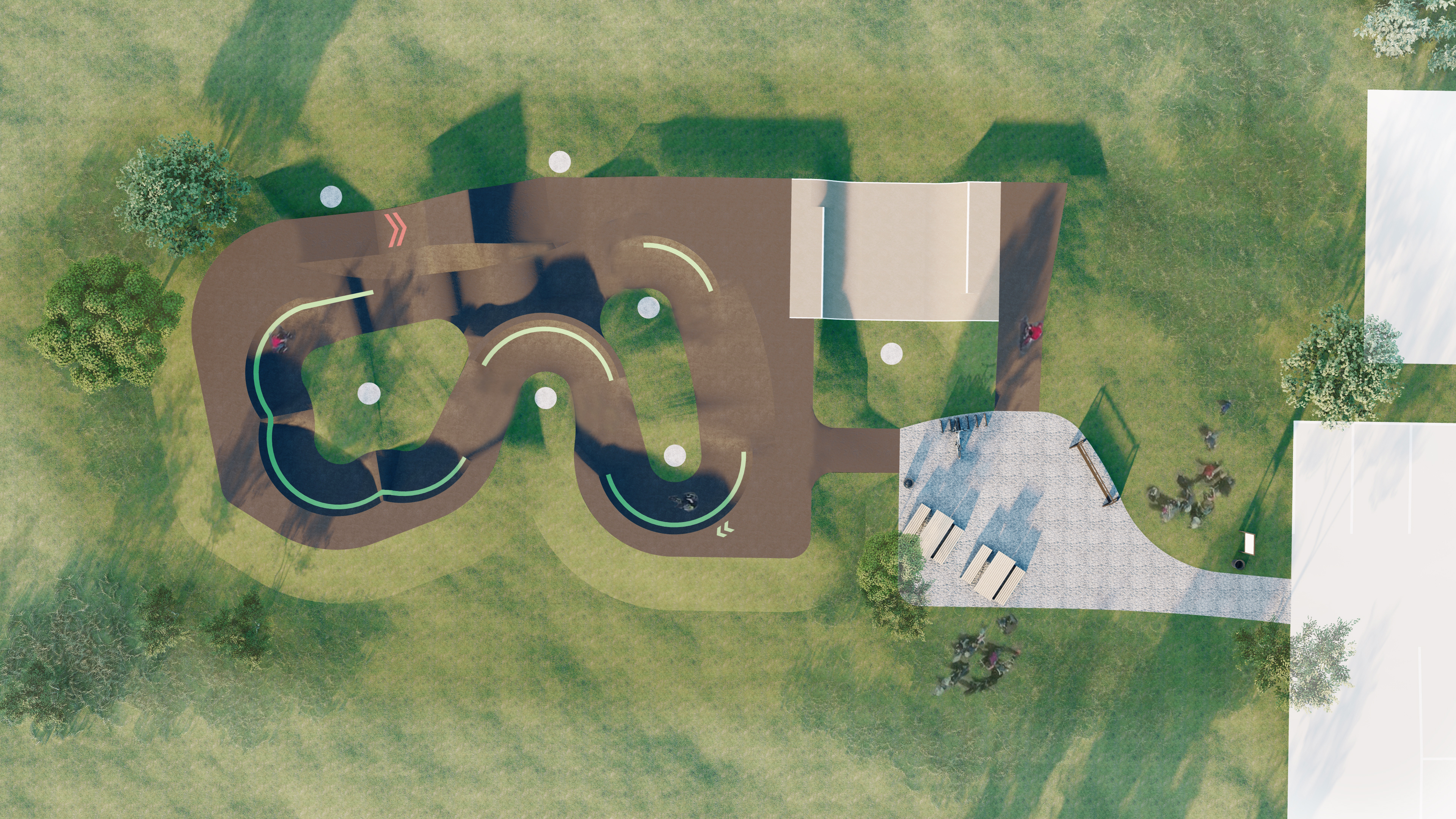 Pump track design by Minimal Design - Architizer