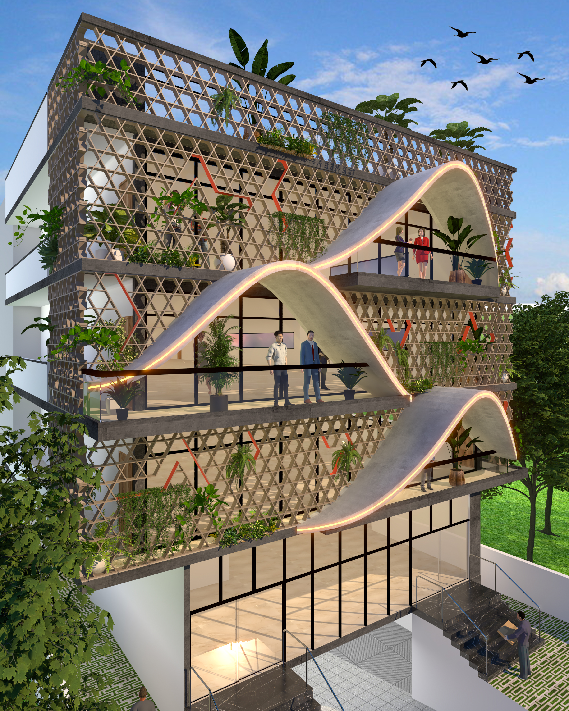 Stenciled by A.J Architects - Architizer