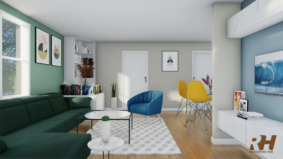 The Interior Design & 3D Rendering by Rendering Hub - Architizer