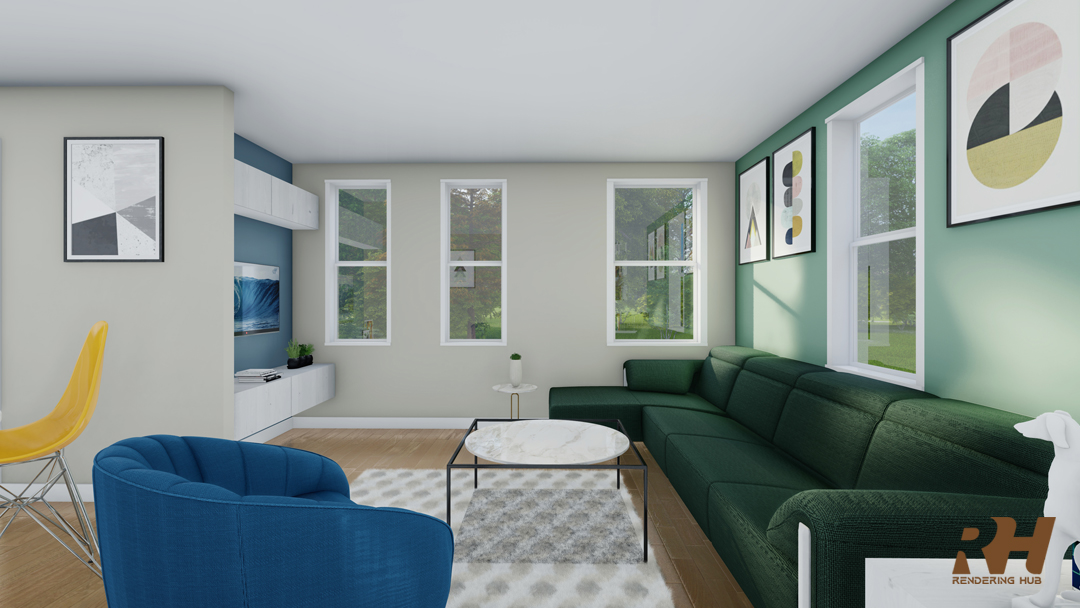 The Interior Design & 3D Rendering by Rendering Hub - Architizer