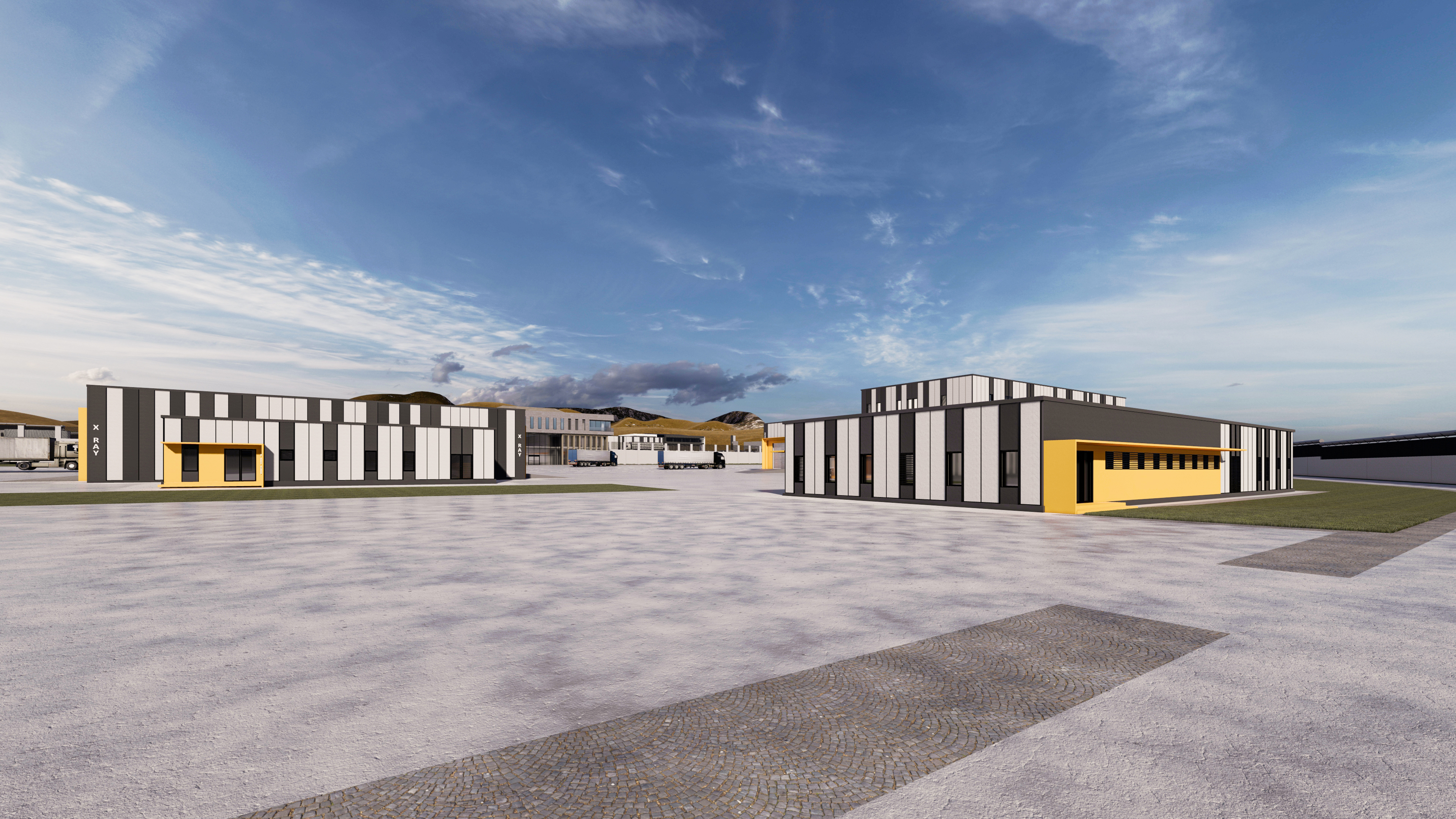 Gürbulak Border Gate and Transit Center by Aura Design Studio - Architizer