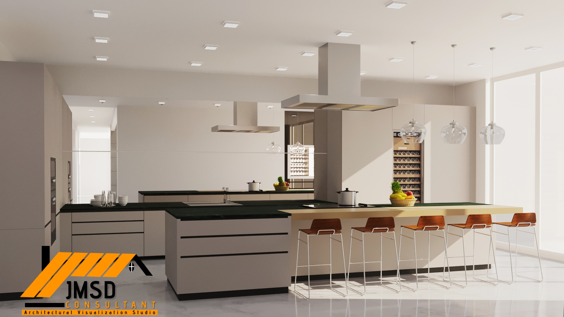 2D Floor Plan Design Rendering using Photoshop with Custom Texture ...