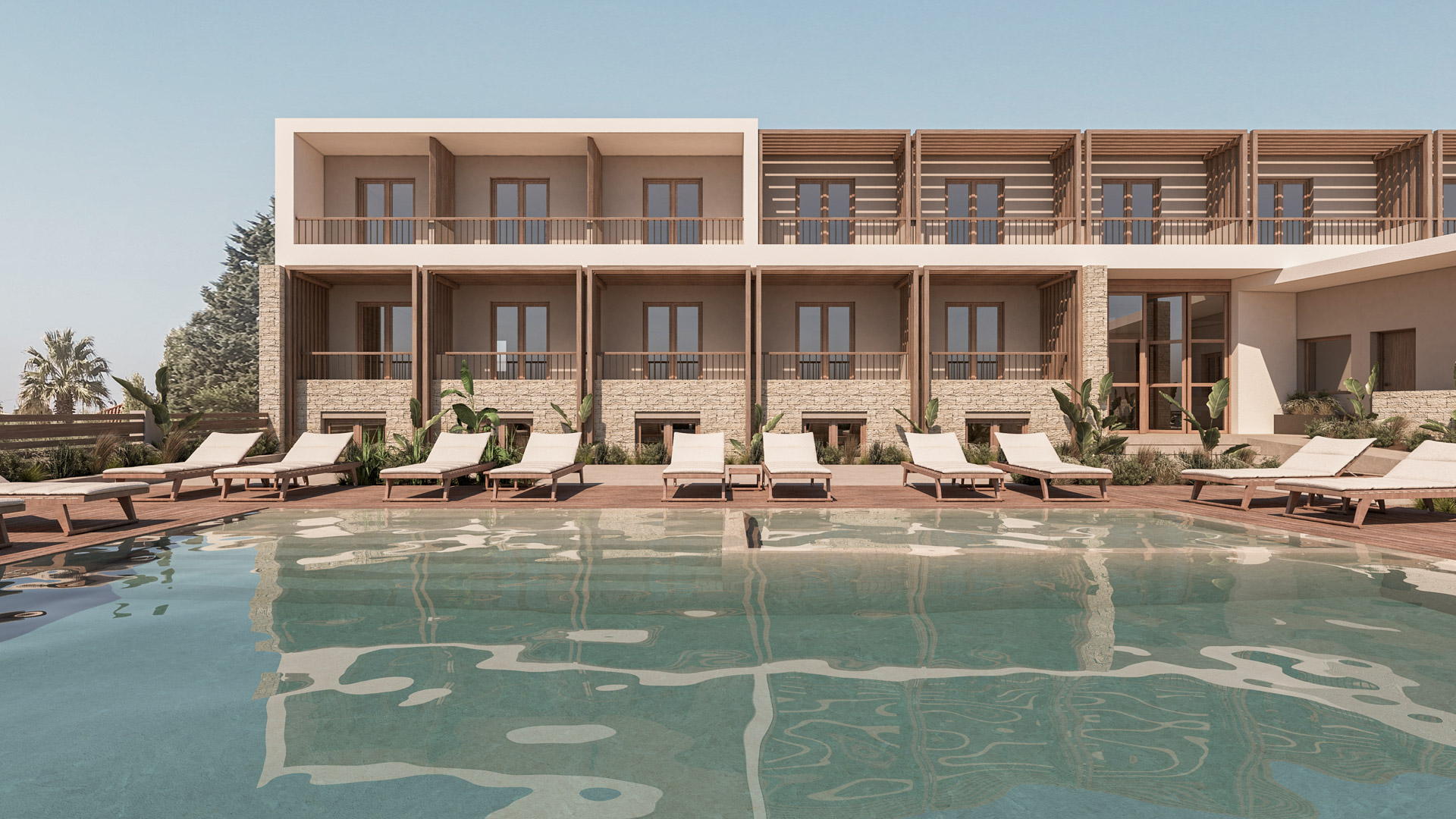 Hotel in Afytos by PLINTHOS Architects - Architizer