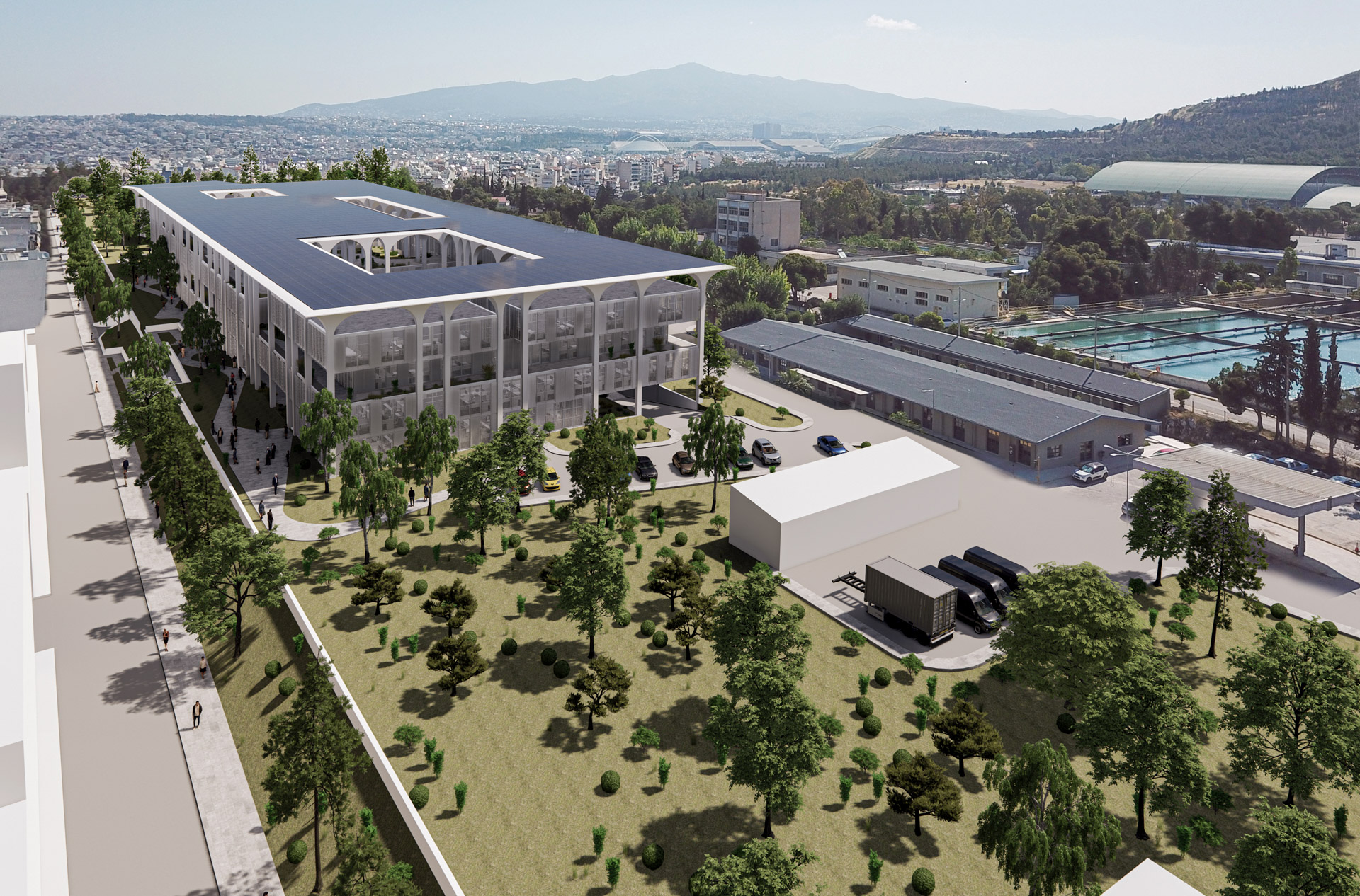 EYDAP Headquarters by PLINTHOS Architects - Architizer