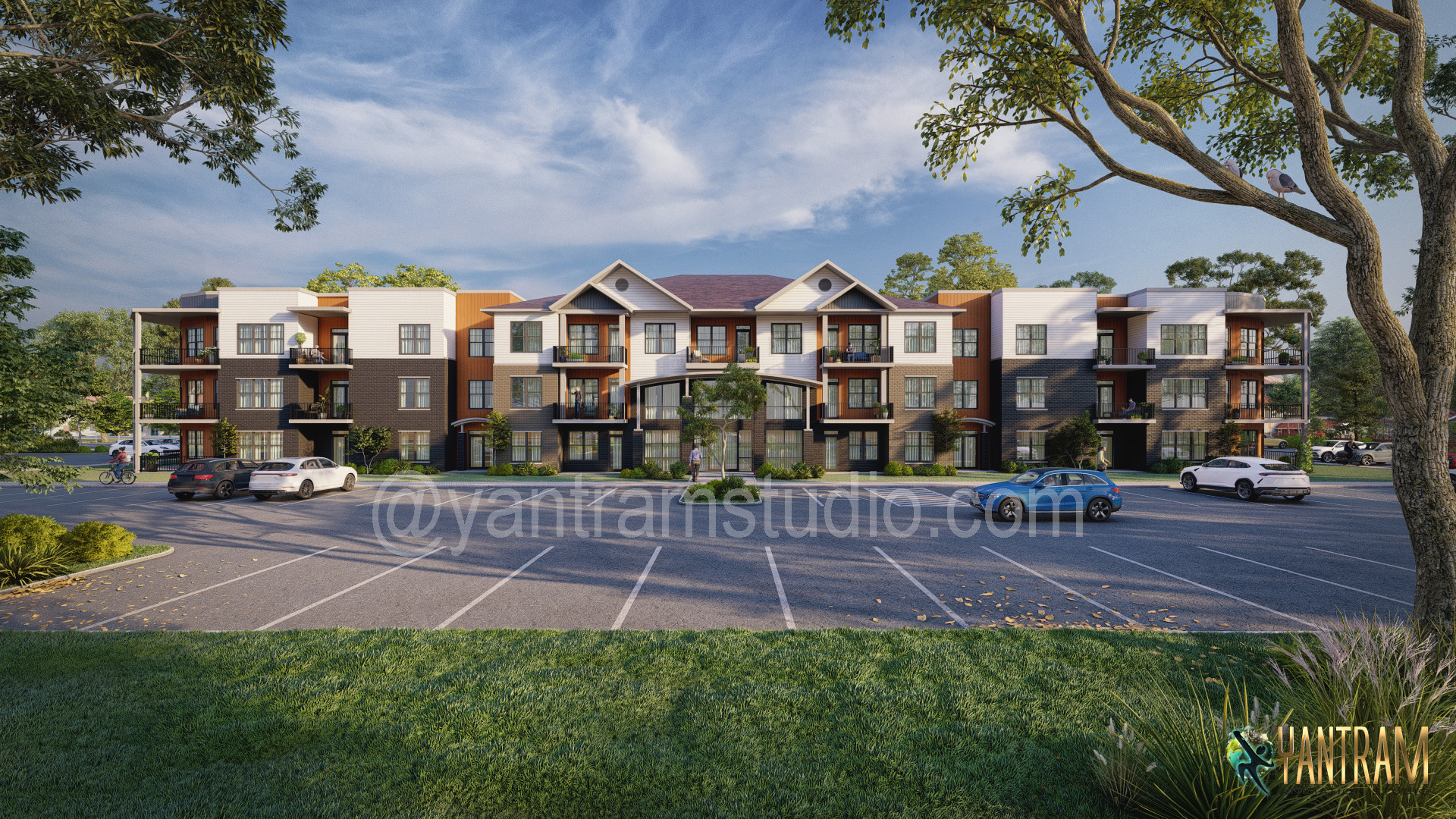 3D Architectural Visualization Visualize a Residential Apartments in ...