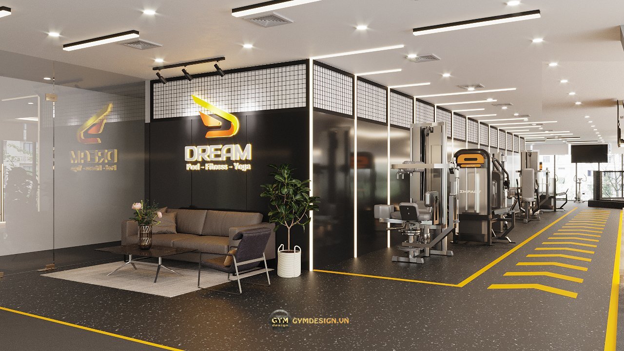 Thiết kế phòng gym Dream: Pool - Fitness - Yoga by GYMdesign - Fitness ...