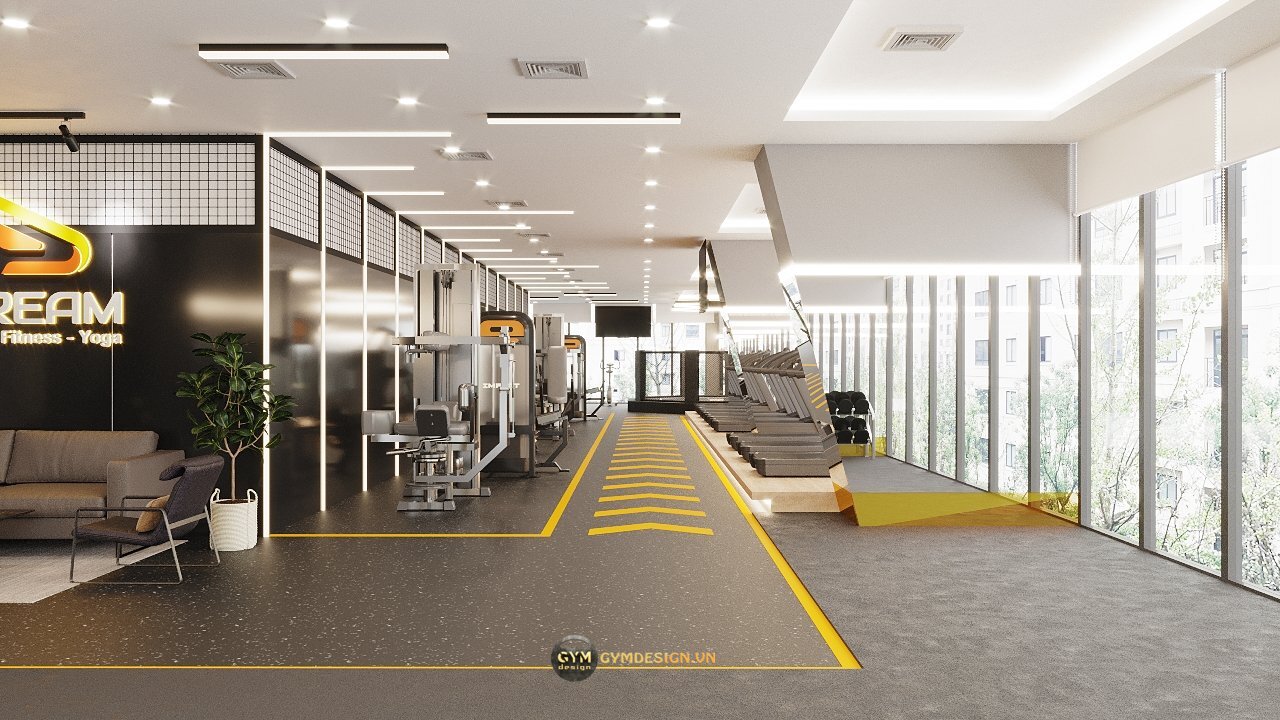 Thiết kế phòng gym Dream: Pool - Fitness - Yoga by GYMdesign - Fitness ...