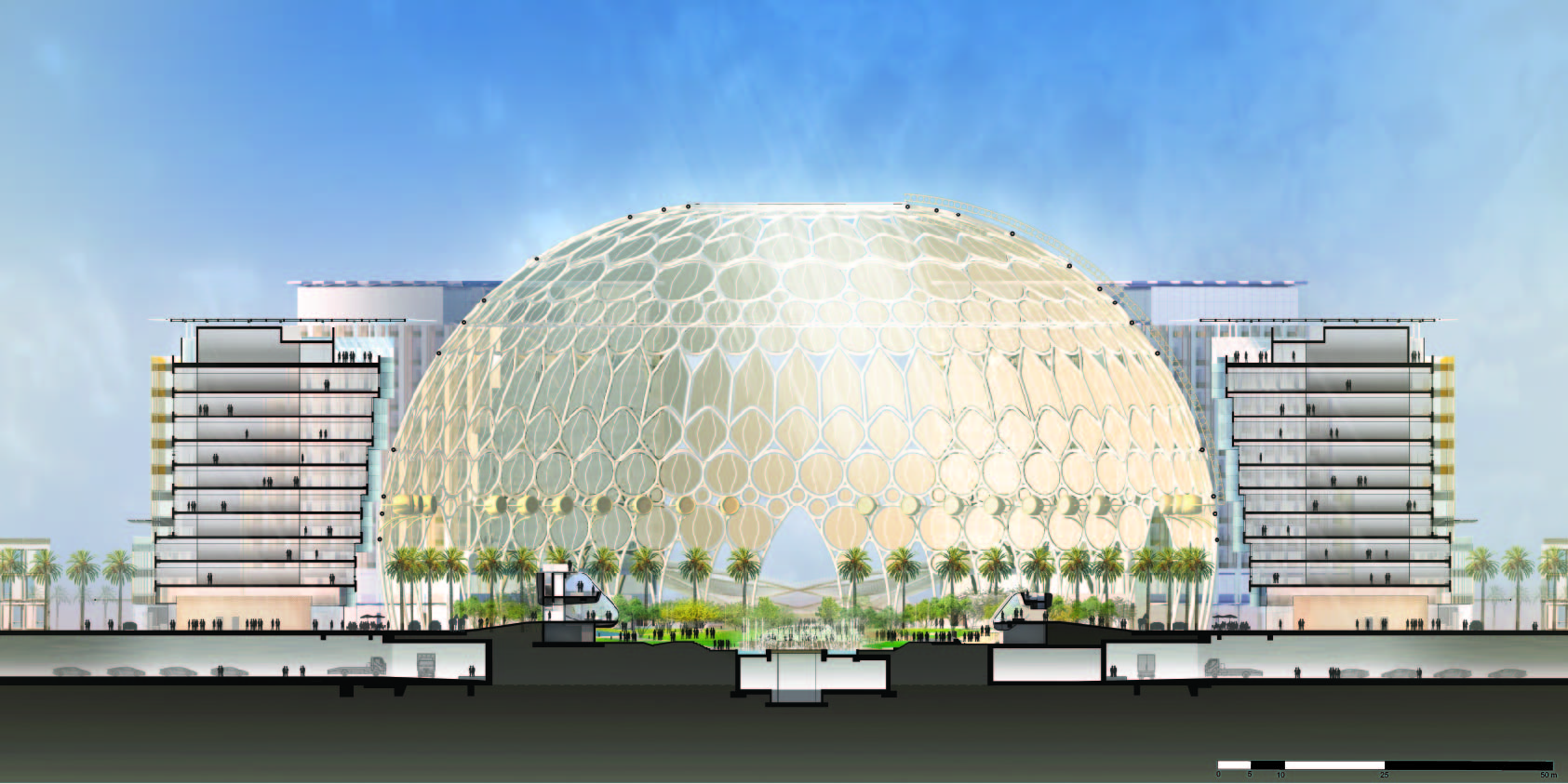 Idea 3549452: Al Wasl Plaza by Adrian Smith + Gordon Gill Architecture ...