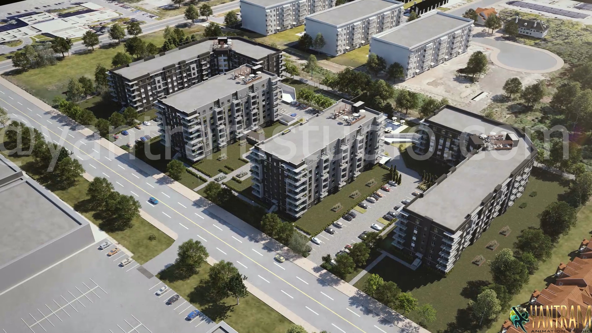 3D Architectural Visualization of Residential Apartments in San Antonio ...