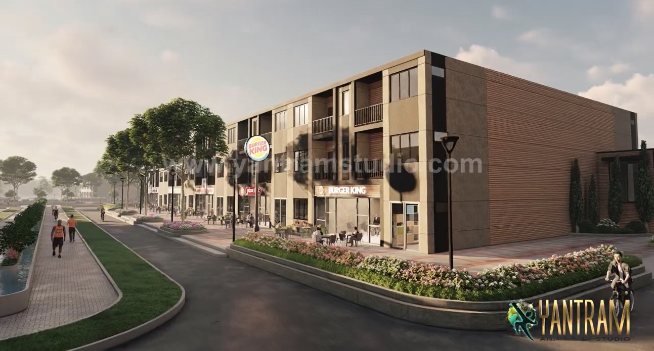 3D Architectural Walkthrough of a Township in Red Oak, Texas by Yantram ...