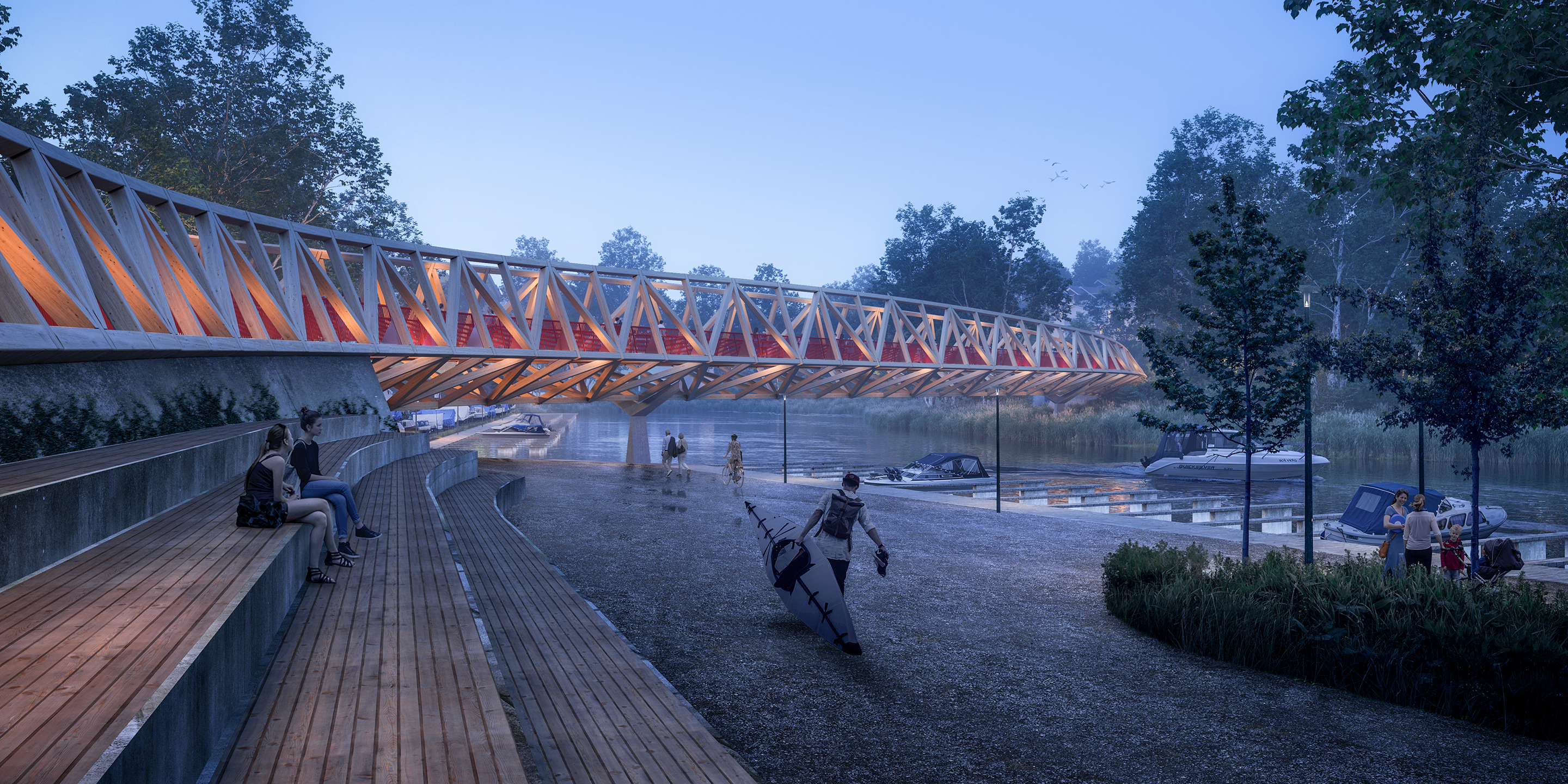 Skjærvabuen bridge by LINK Arkitektur - Architizer