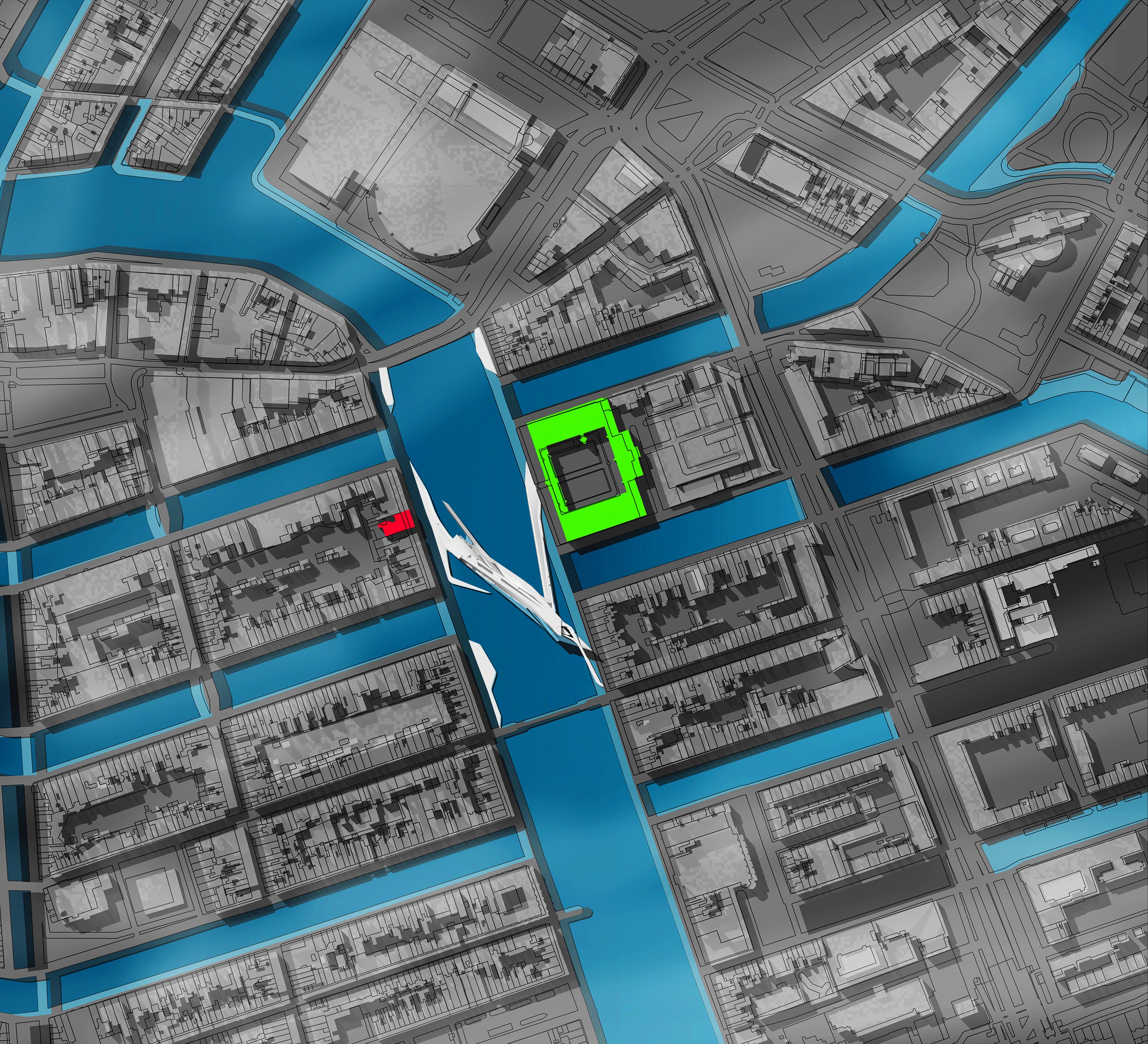 ISHAQ ROCHMAN Shapes Amstel River In Amsterdam Through “Connecting Line ...