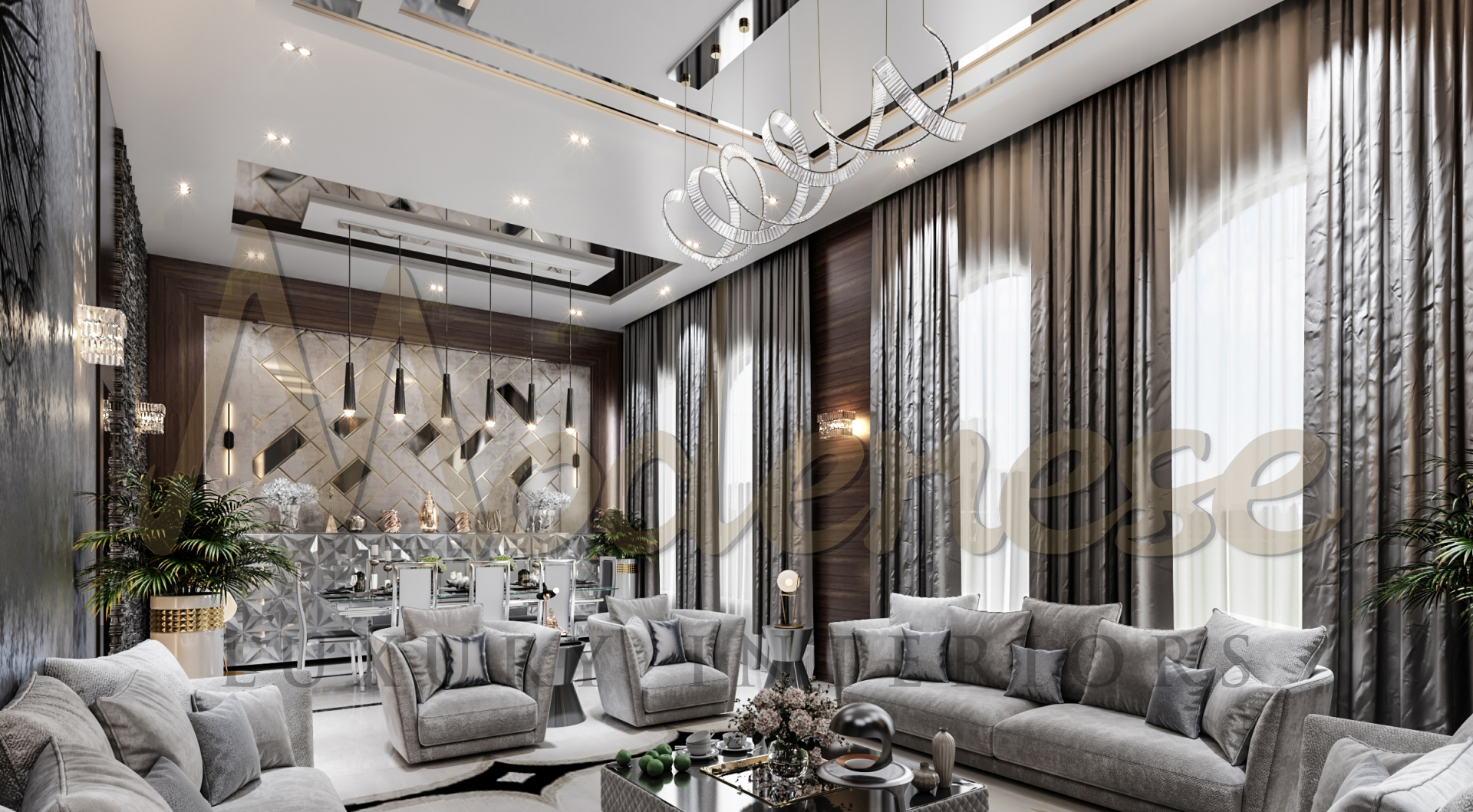 High-End Interior Design Elements in Interior by MODENESE Luxury ...