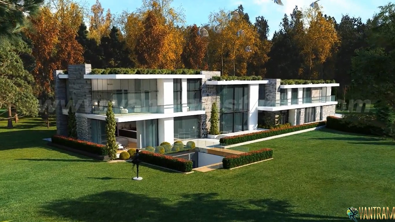 3D Architectural Walkthrough Services presents a beautiful Villa in L.A ...