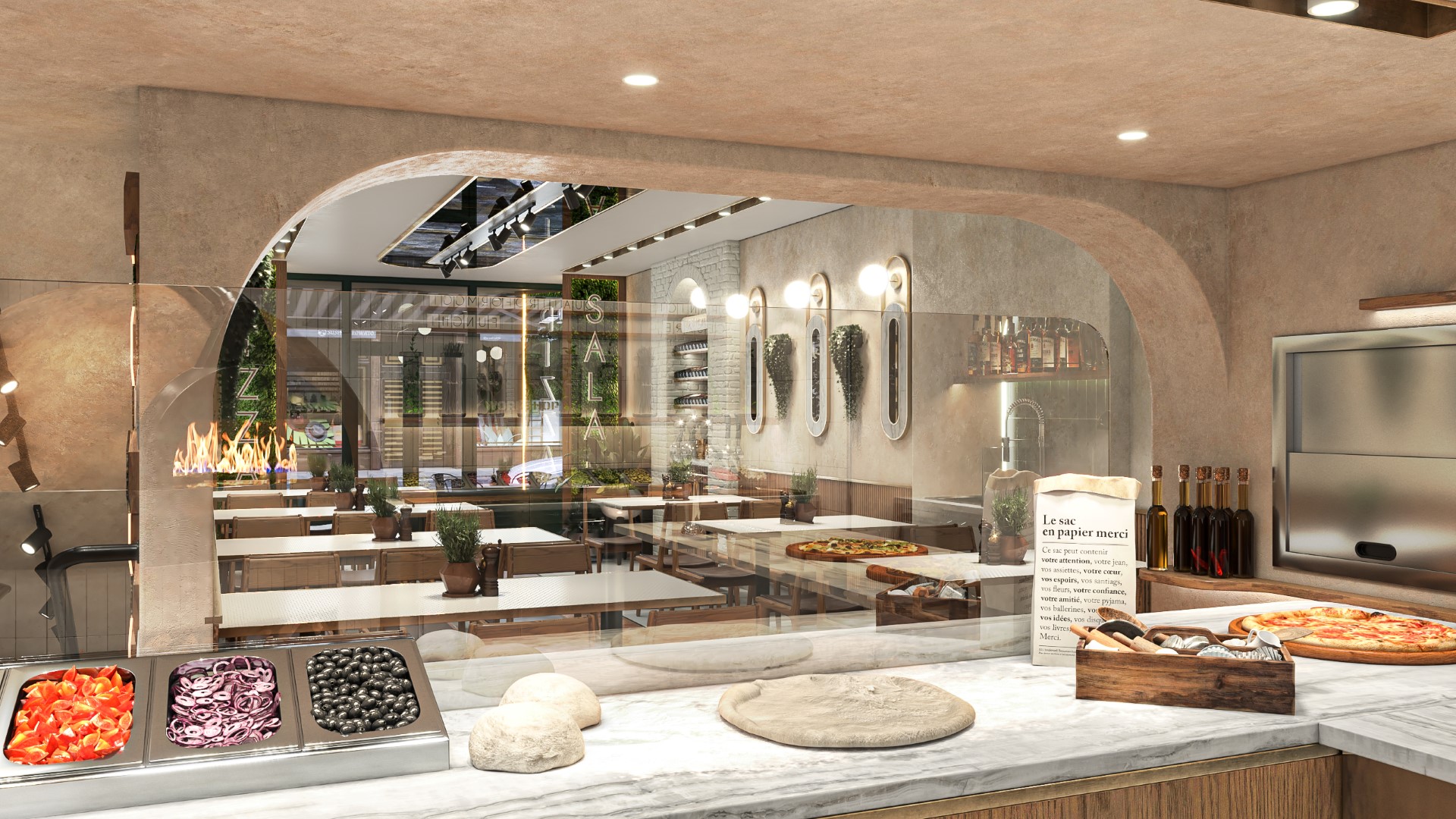 Oven & Dough Restaurant by KuccuK Architects - Architizer