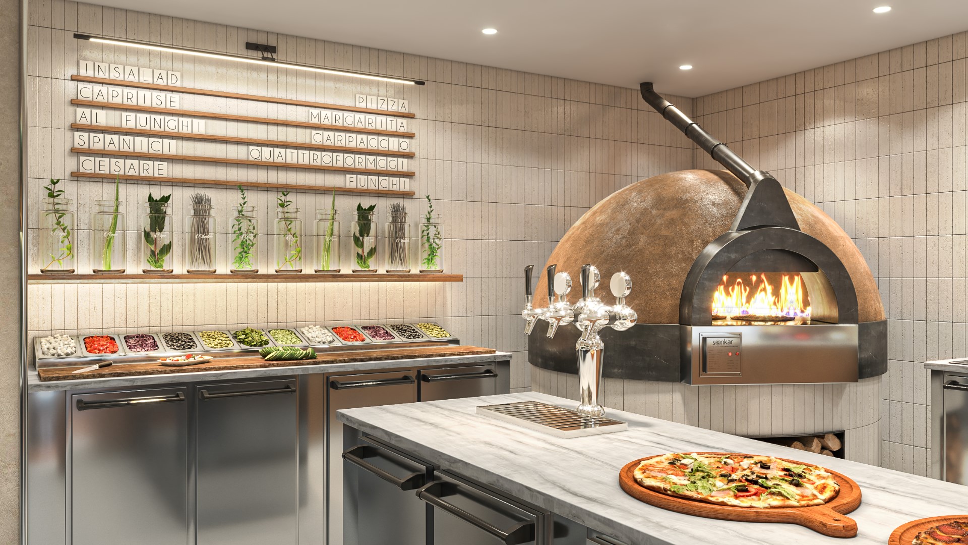 Oven & Dough Restaurant by KuccuK Architects - Architizer