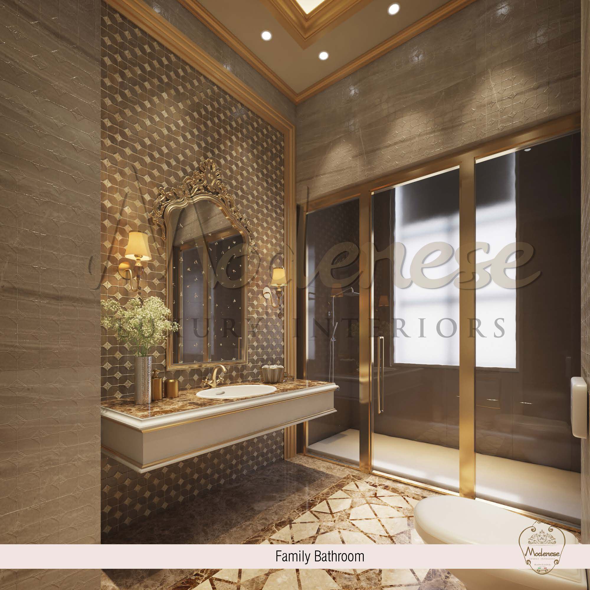 Gorgeous Bathroom For Royal Interior in Lagos by MODENESE Luxury Interiors - Architizer