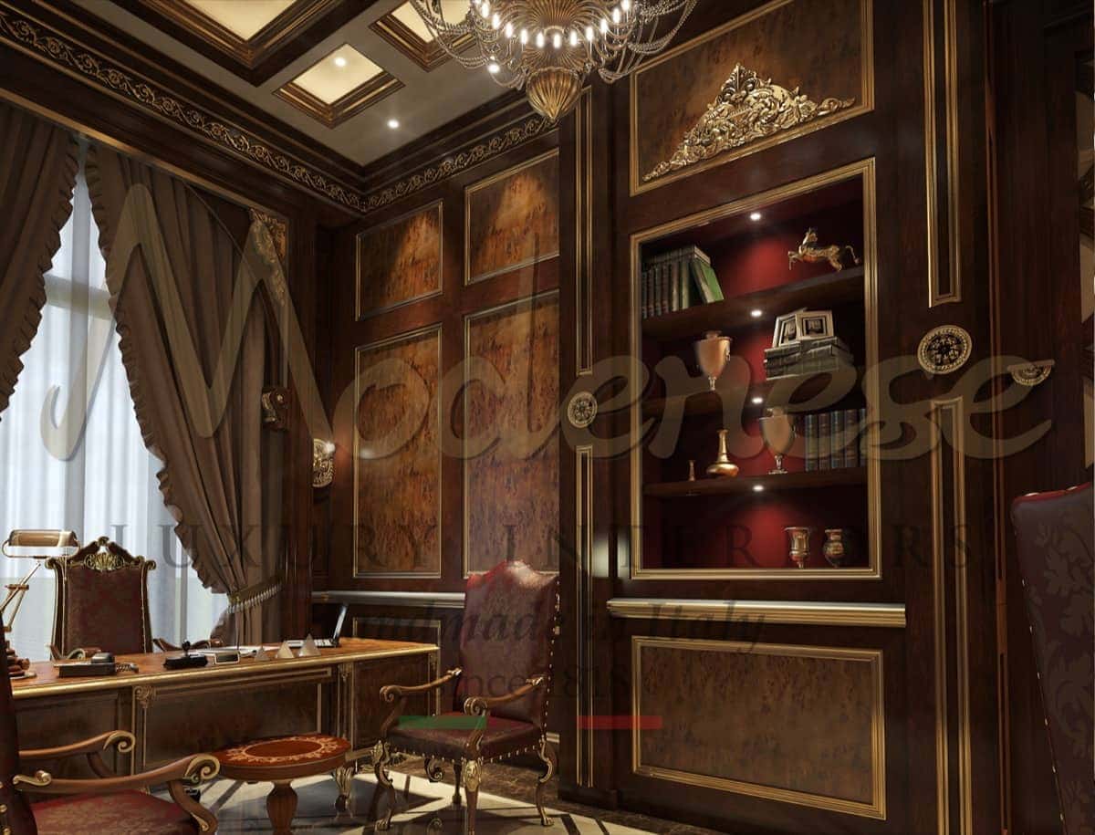 Amazing Classic Office Interior Design - Miami (USA) by MODENESE Luxury ...