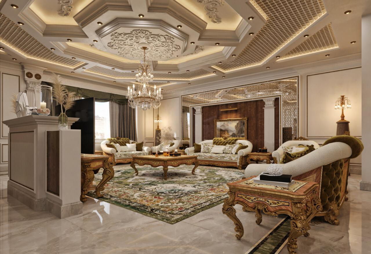 High-end Bespoke Family Sitting Design by MODENESE Luxury Interiors ...