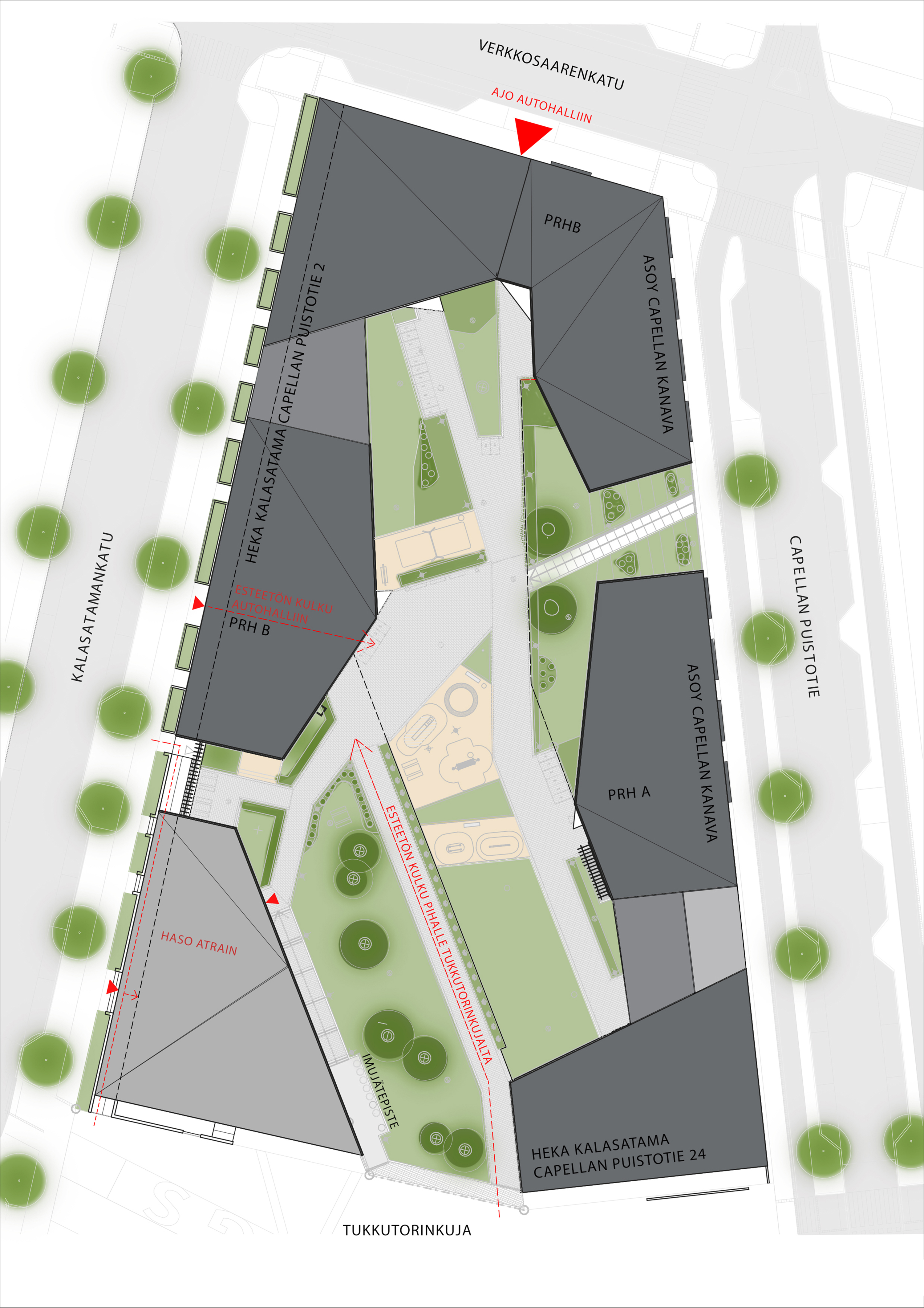 Atrain Housing Block by Kirsti Sivén & Asko Takala Arkkitehdit Oy ...