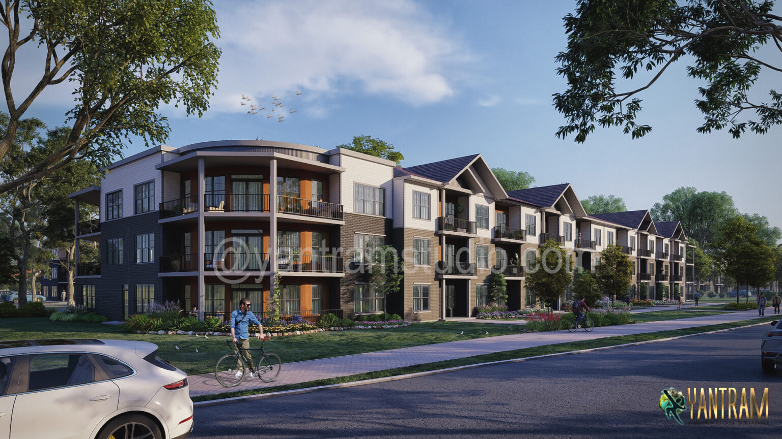 3D Architectural Visualization Companies designed a stunning apartment ...