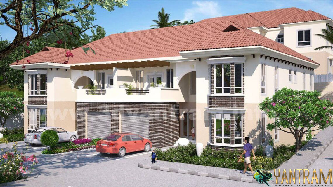 3D Architectural Visualization Services of an Amazing Villa by Yantram ...