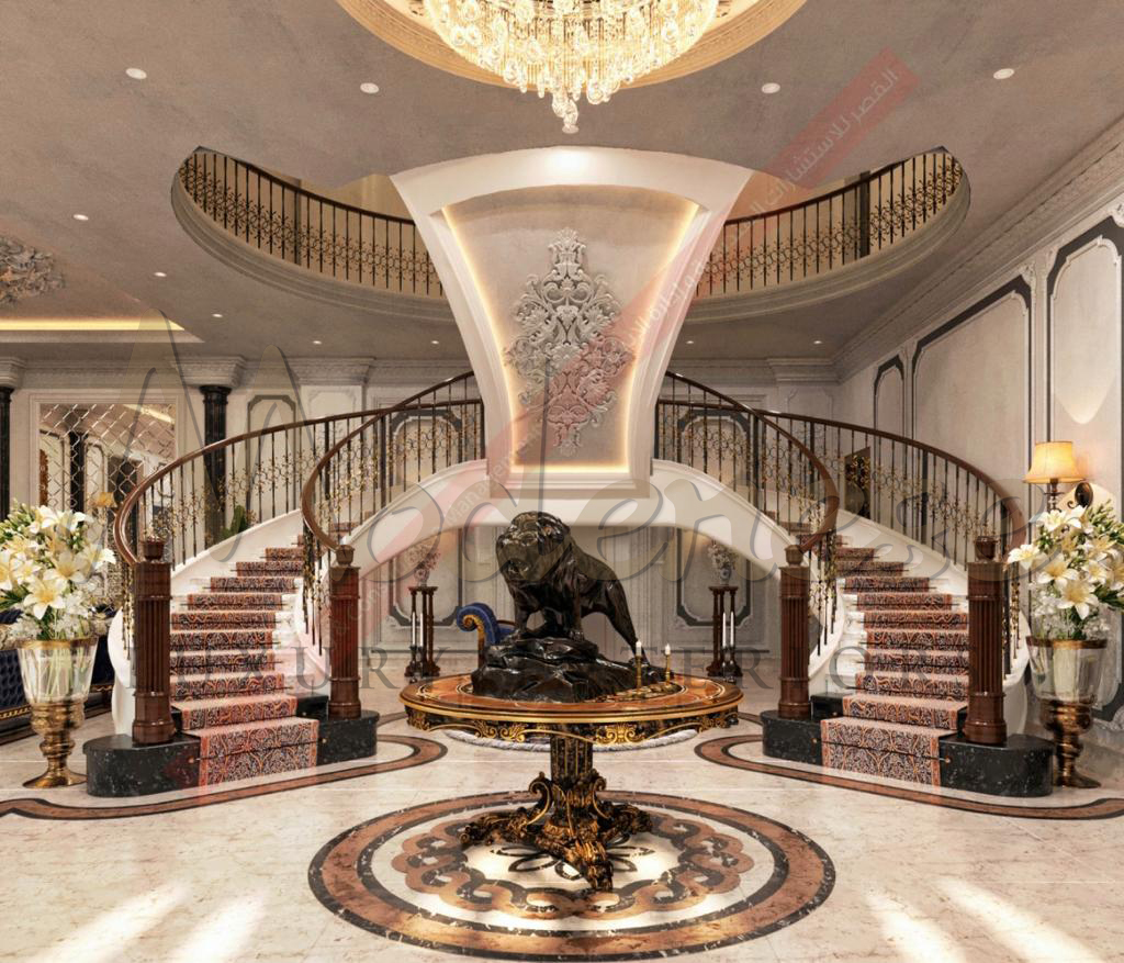 Stunning Hallway Design For Classical Villa in Mecca by MODENESE Luxury ...
