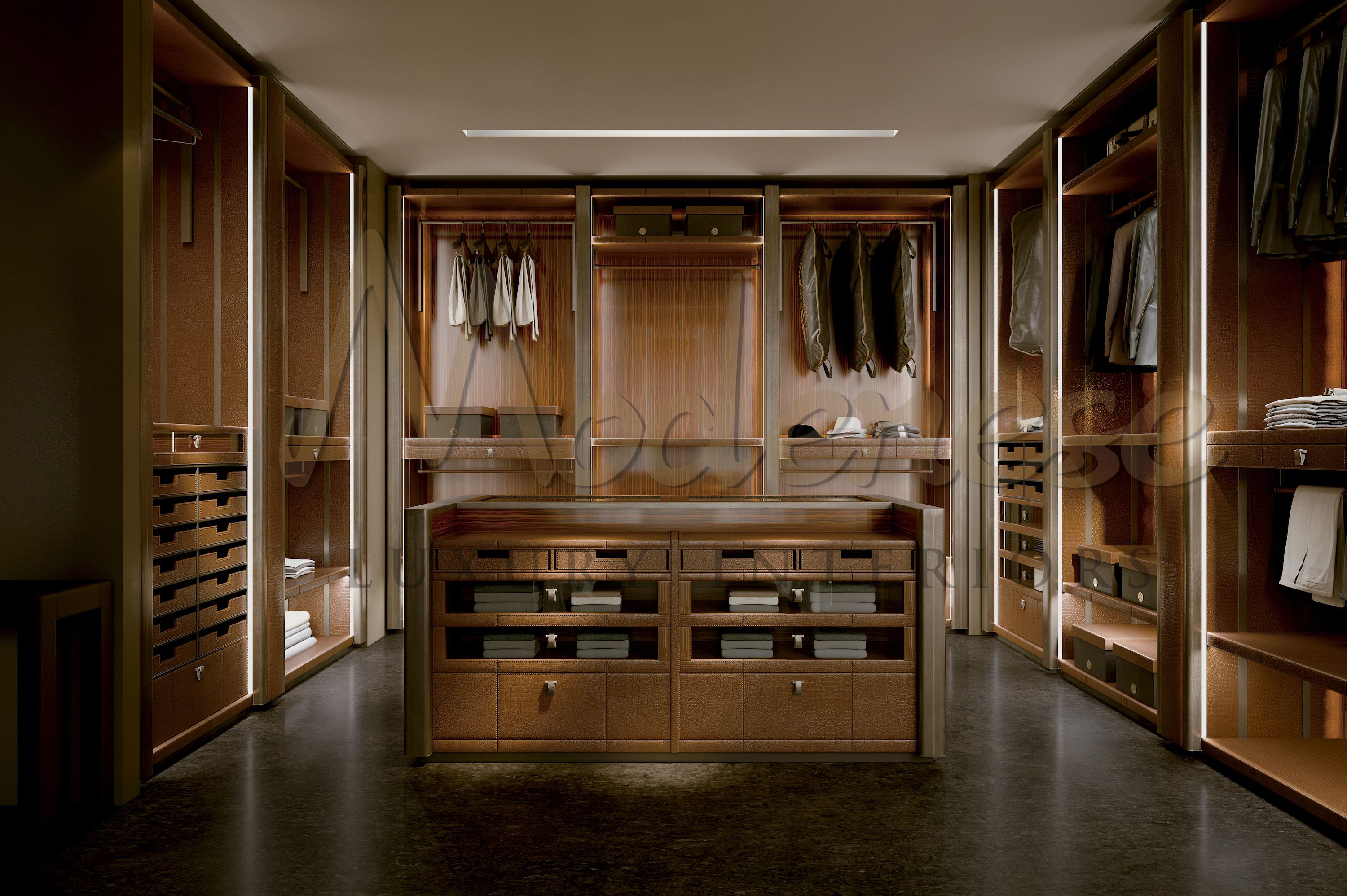 Luxury Dressing Room Design For Villa in Kenya by MODENESE Luxury ...